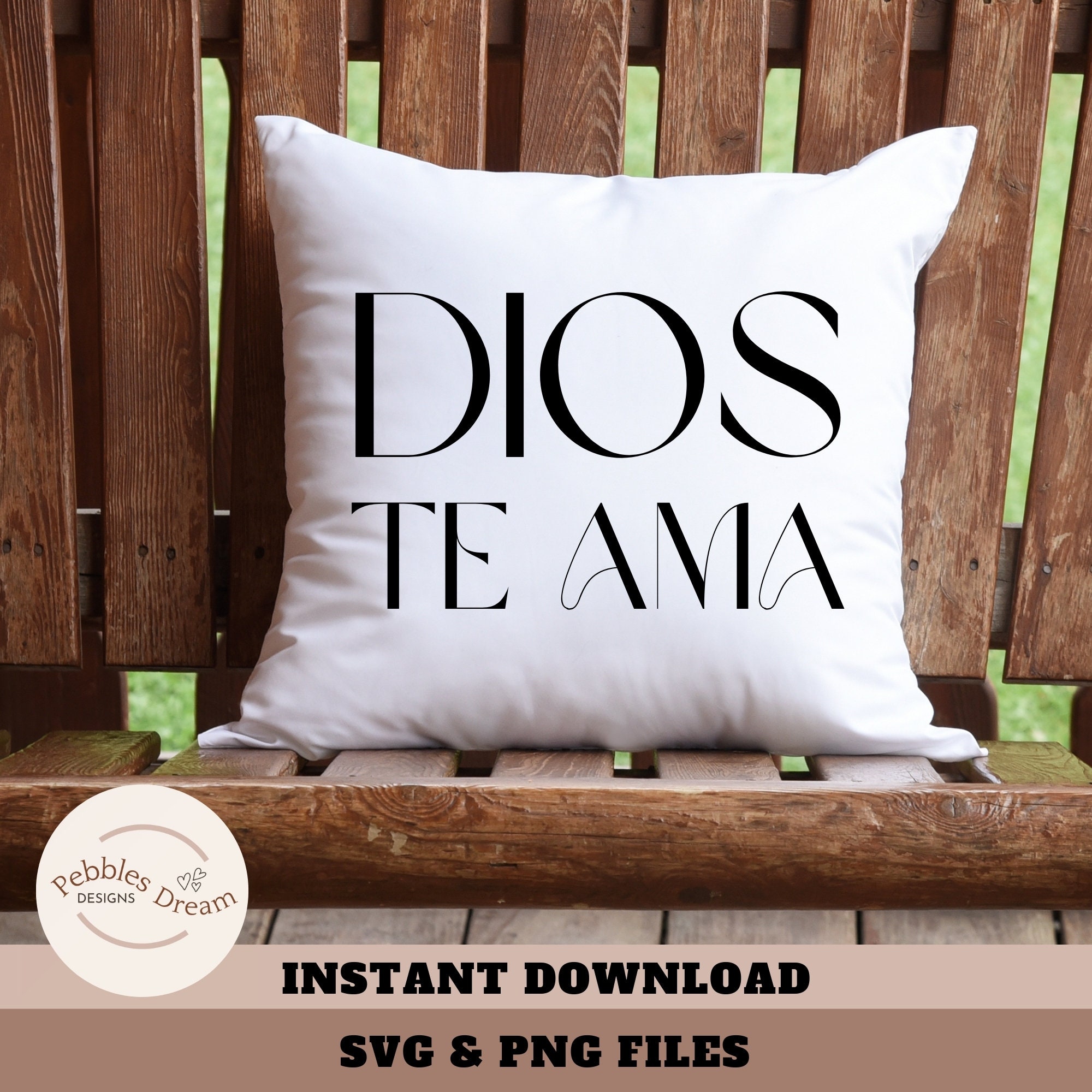 Dios Te Ama Svg, Frase Cristiana Svg, Frase Biblica Svg, Dicho ...