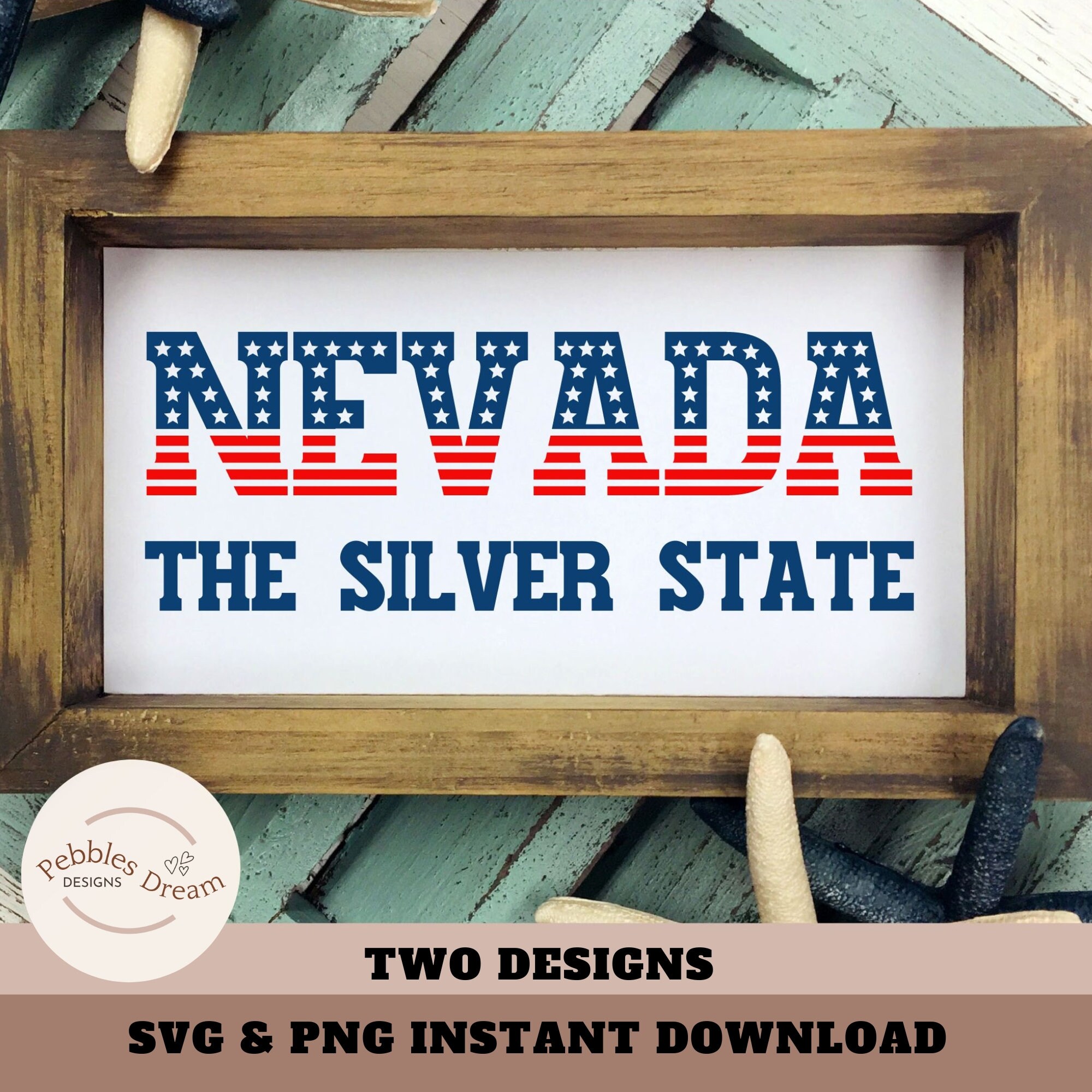 Patriotic Nevada Png Sublimation, Nevada the Silver State, 4th of July ...