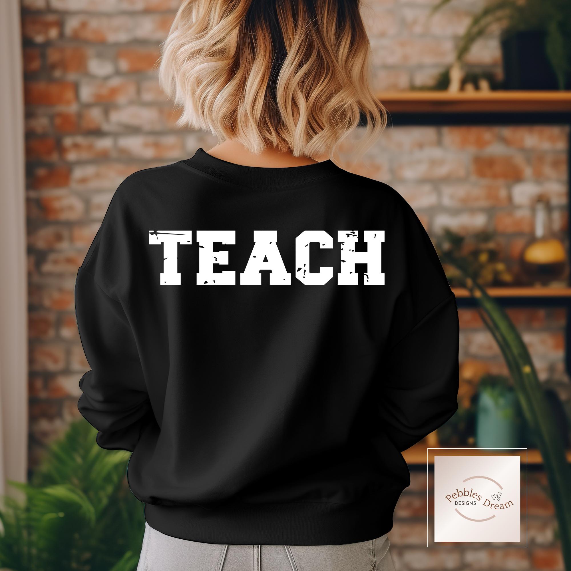 Teach Varsity Svg Png, Teach Varsity Distressed Bundle, Teach Varsity ...
