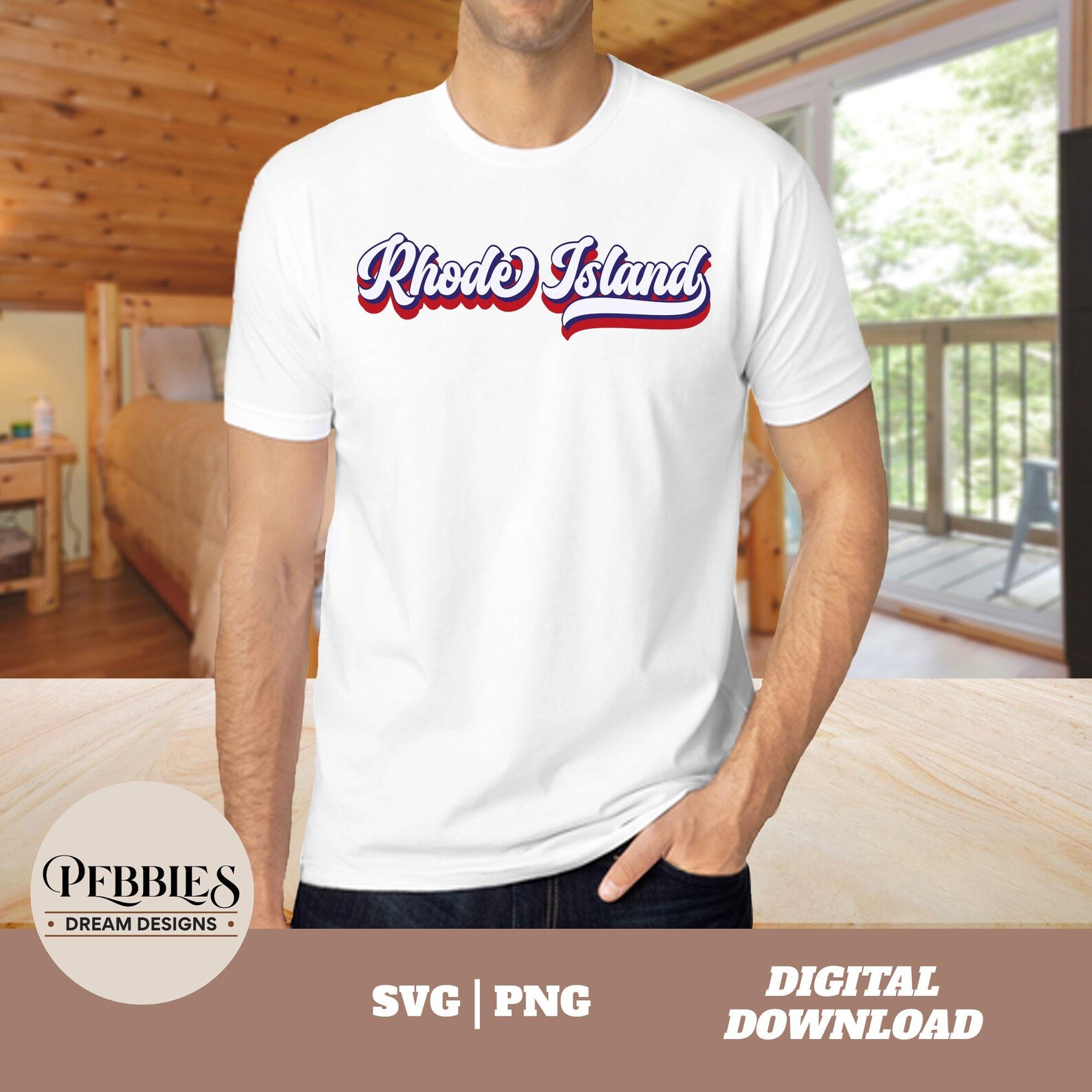 Rhode Island SVG PNG: Script, Clipart, Cut Files, Sublimation Design ...