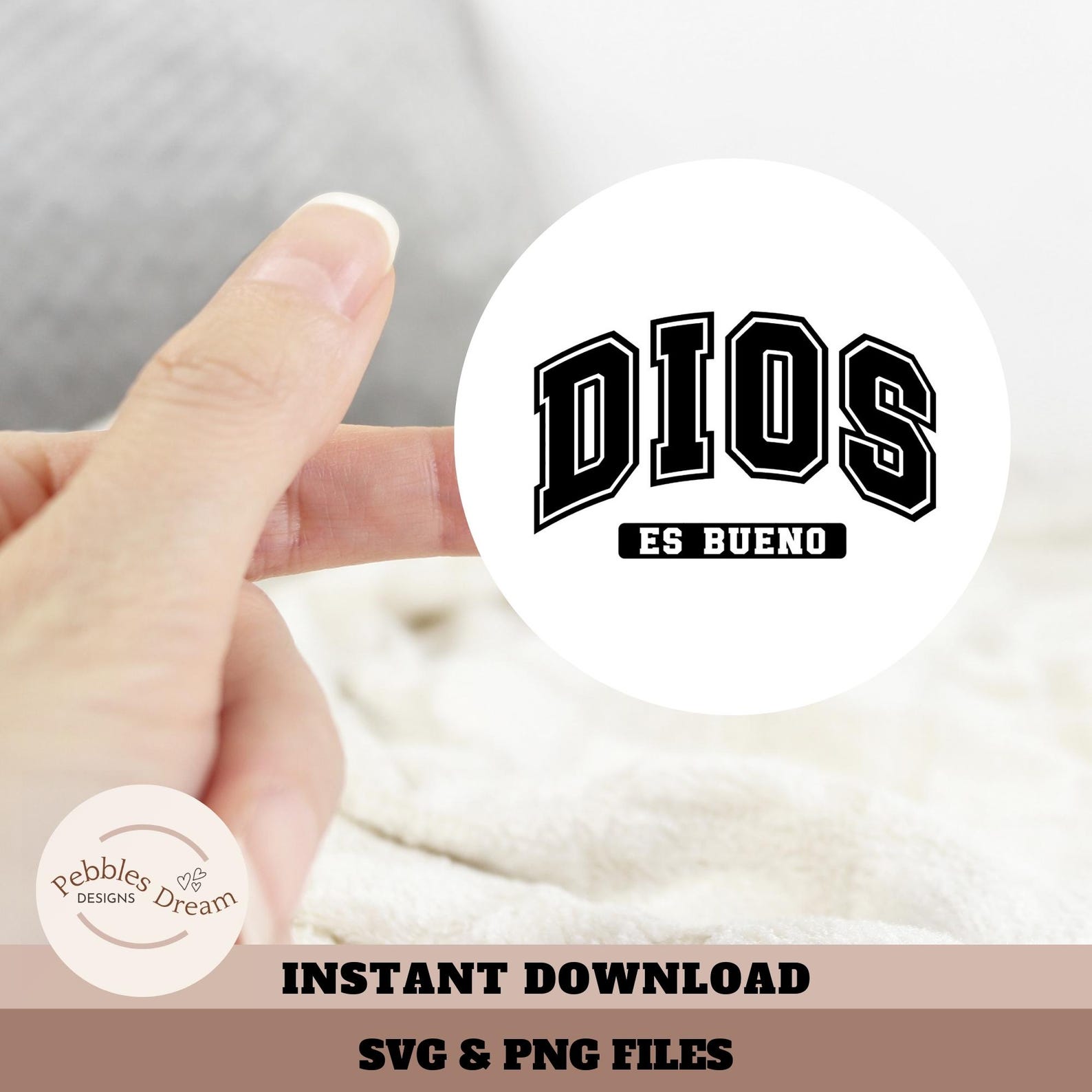 Dios Es Bueno Svg, Frase Cristiana Svg, Frase Biblica Svg, Dicho ...