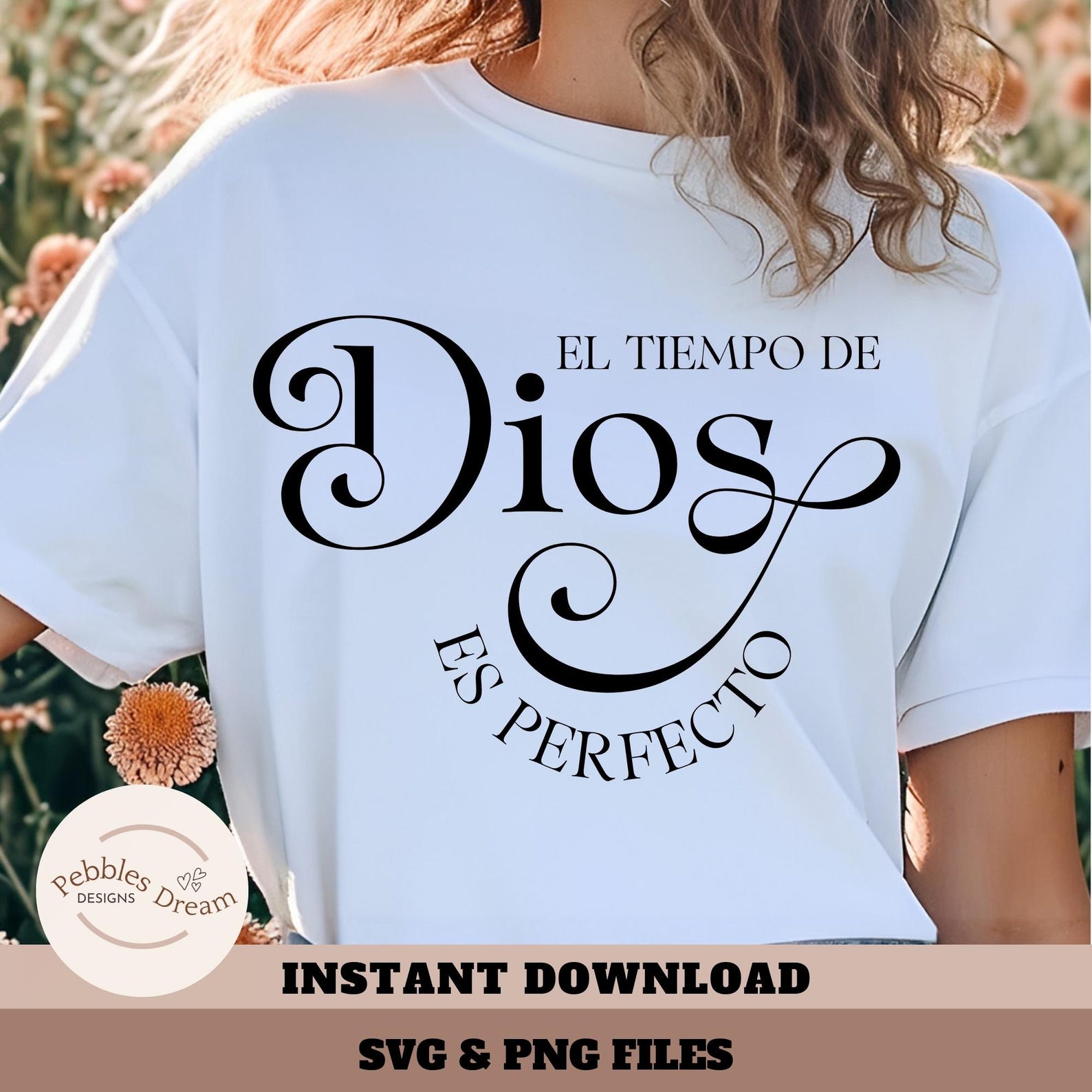 El Tiempo De Dios Es Perfecto Svg, Frase Cristiana Svg, Frase Biblica ...