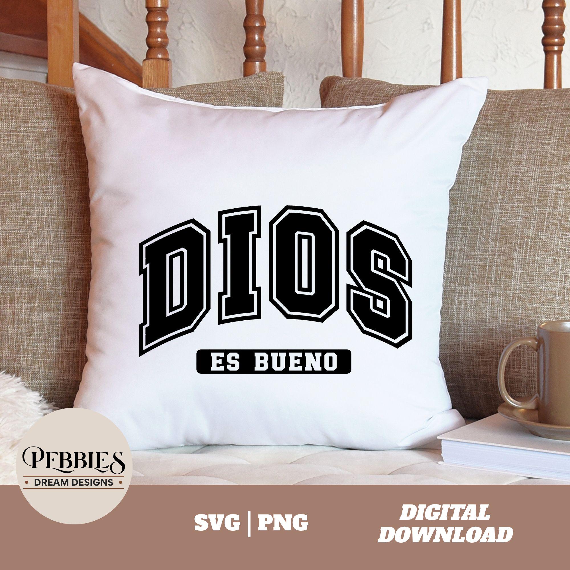 Dios Es Bueno Svg, Frase Cristiana Svg, Frase Biblica Svg, Dicho ...