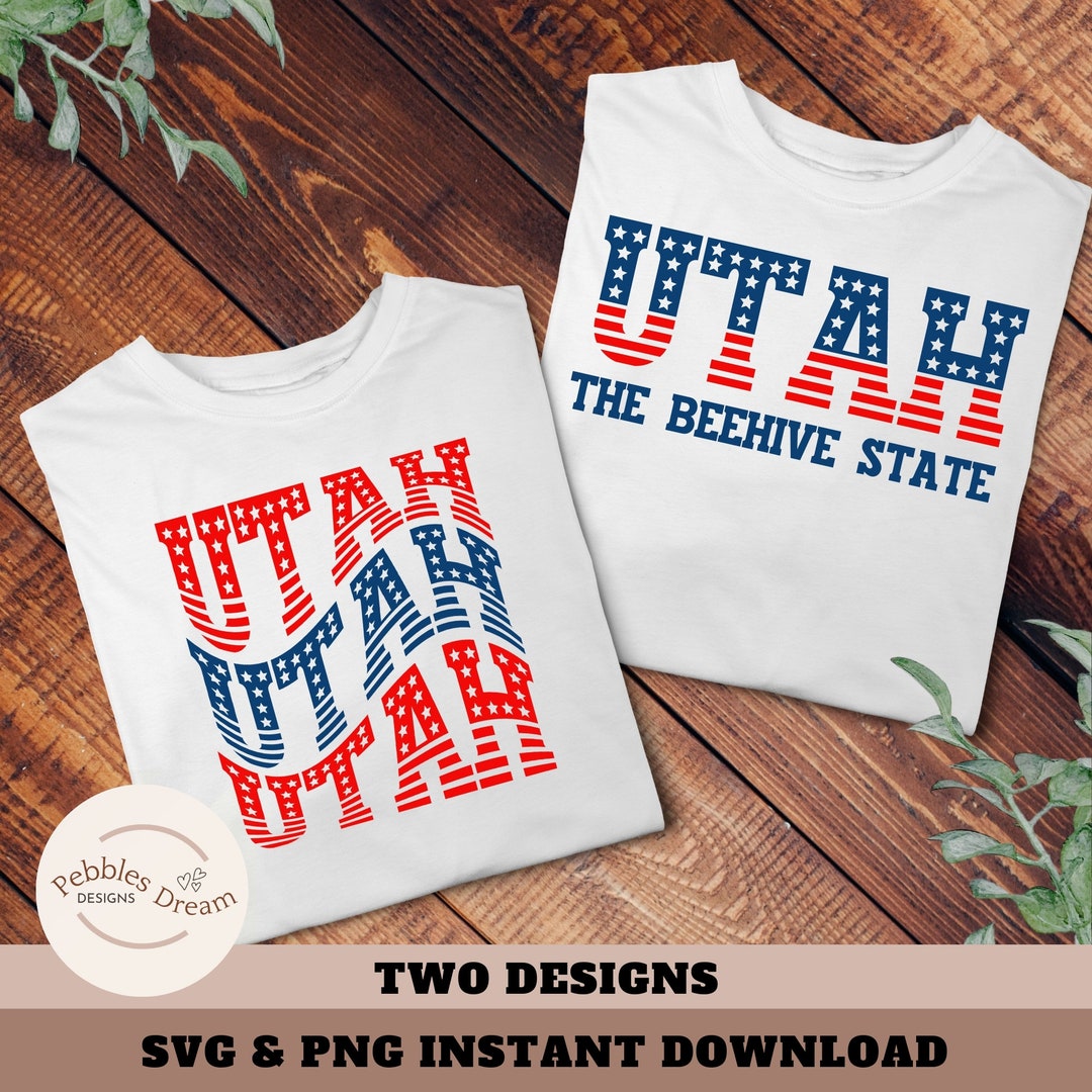Patriotic Utah Png Sublimation, Utah the Beehive State, 4th of July ...