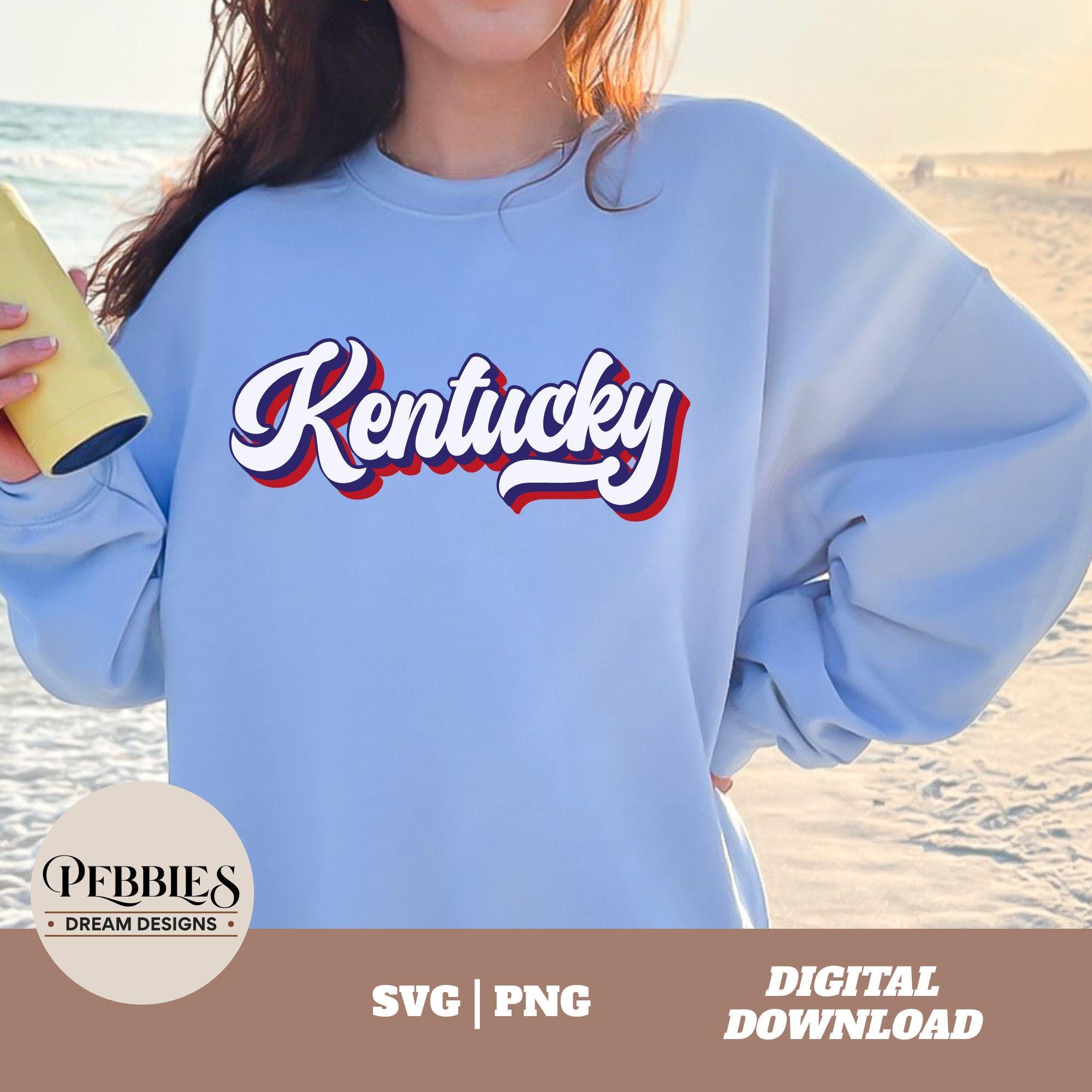 Kentucky SVG PNG: Script, Clipart, Cut Files, Sublimation Design ...