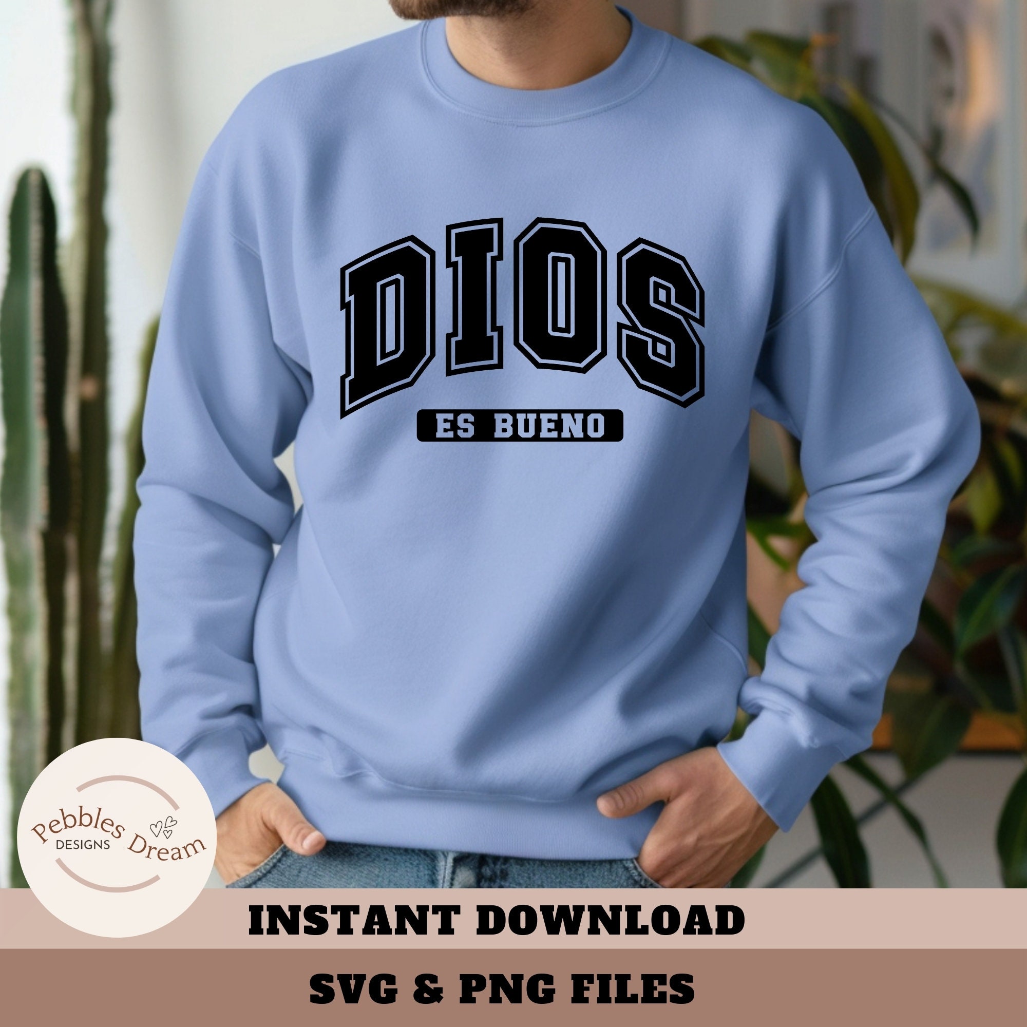 Dios Es Bueno Svg, Frase Cristiana Svg, Frase Biblica Svg, Dicho ...
