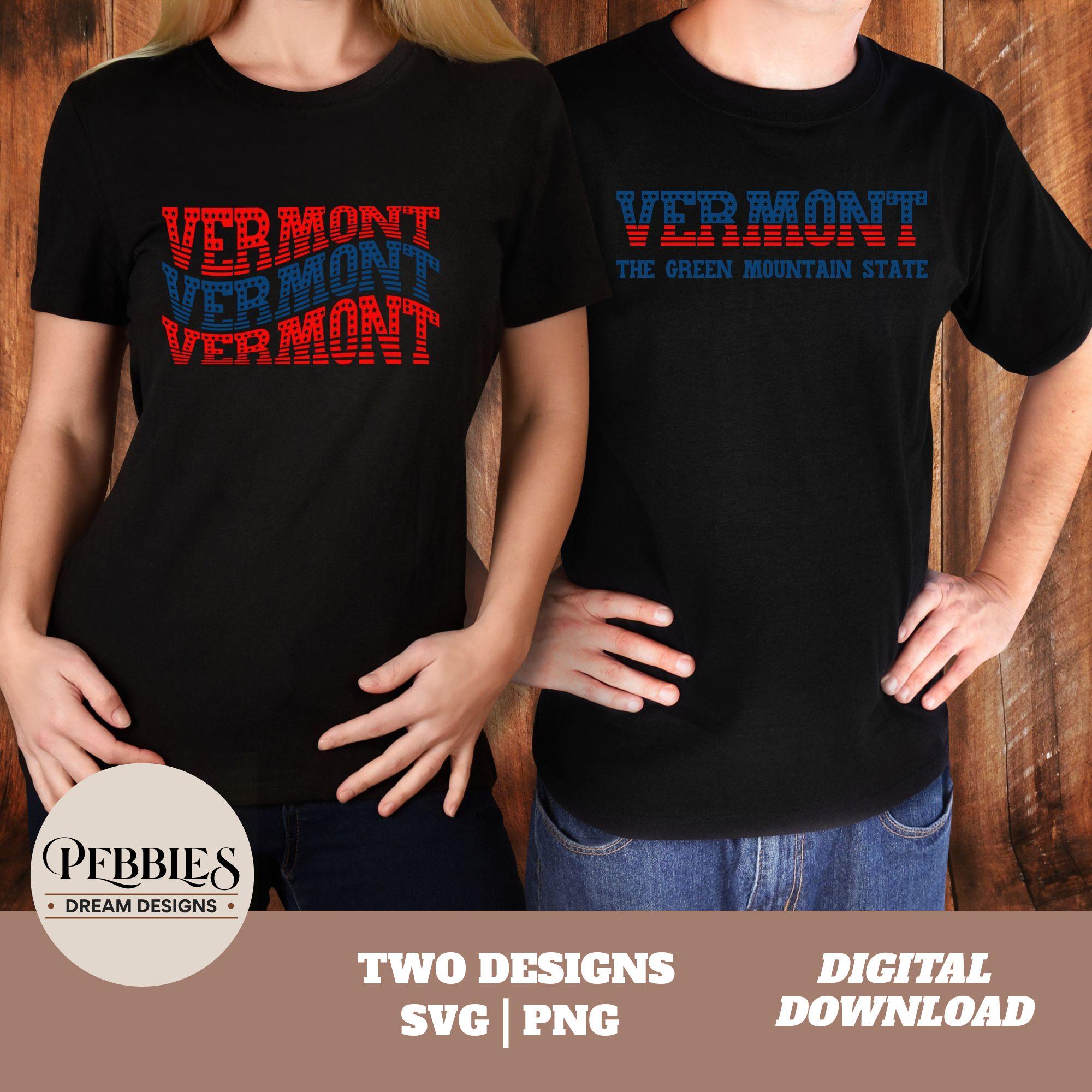 Vermont SVG PNG: Two Designs, Clipart, Cut Files, Sublimation Graphics ...
