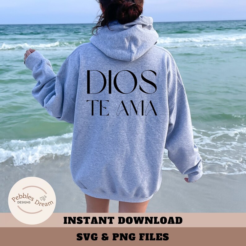 Dios Te Ama Svg, Frase Cristiana Svg, Frase Biblica Svg, Dicho ...