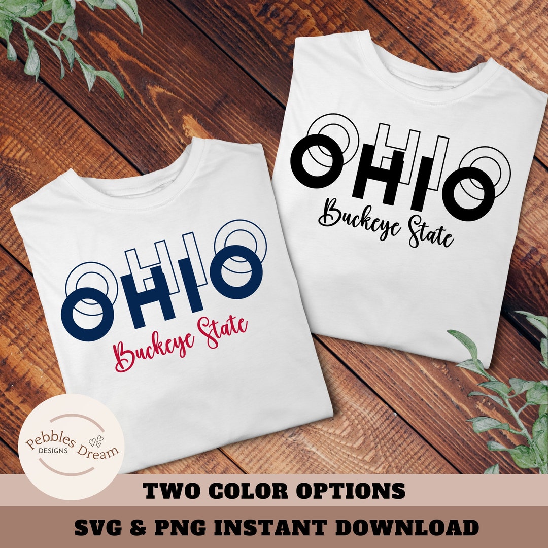 Ohio Svg, Ohio Png, Patriotic Ohio Svg, Ohio Buckeye State Svg, 4th of ...