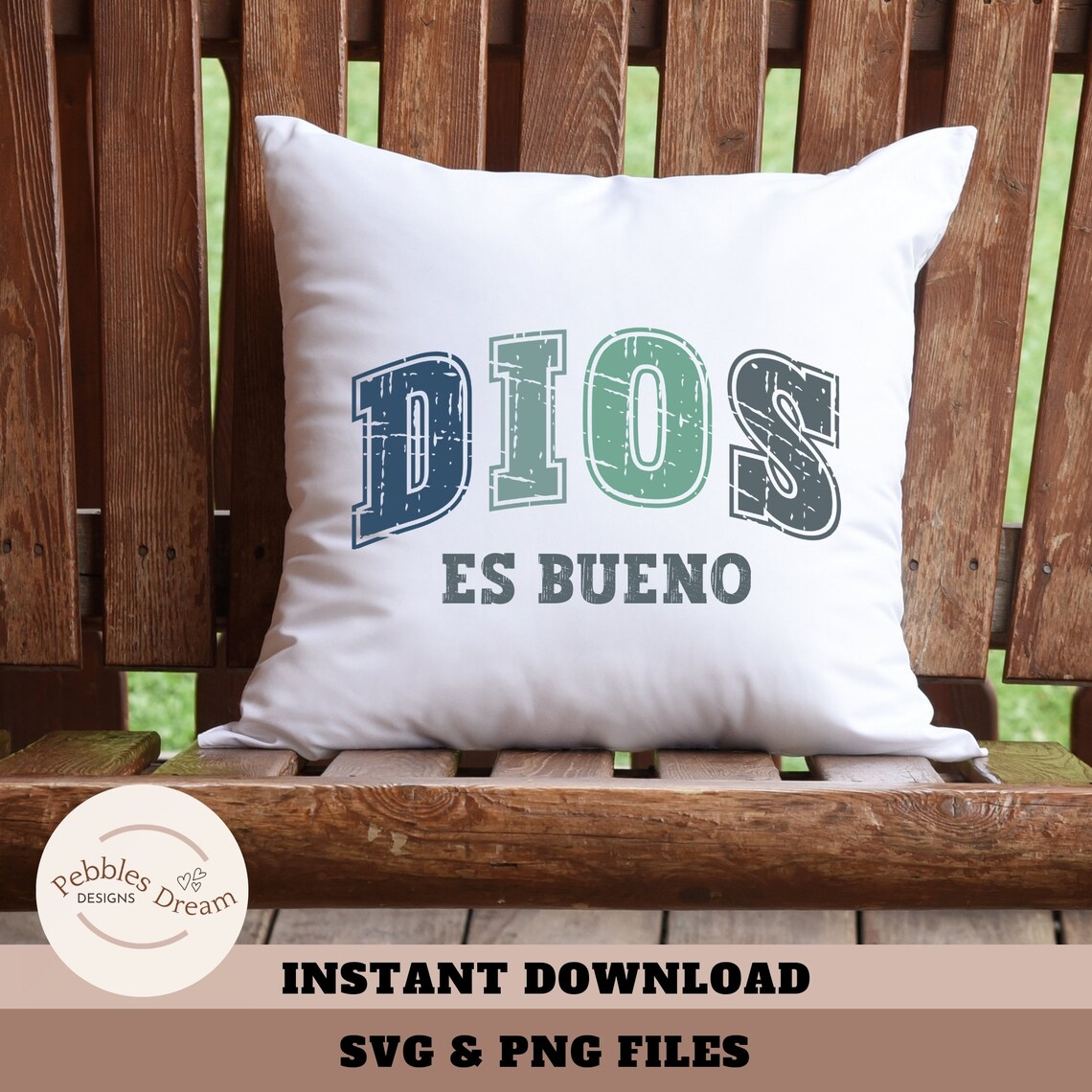 Dios Es Bueno Svg, Frase Cristiana Svg, Frase Biblica Svg, Dicho ...