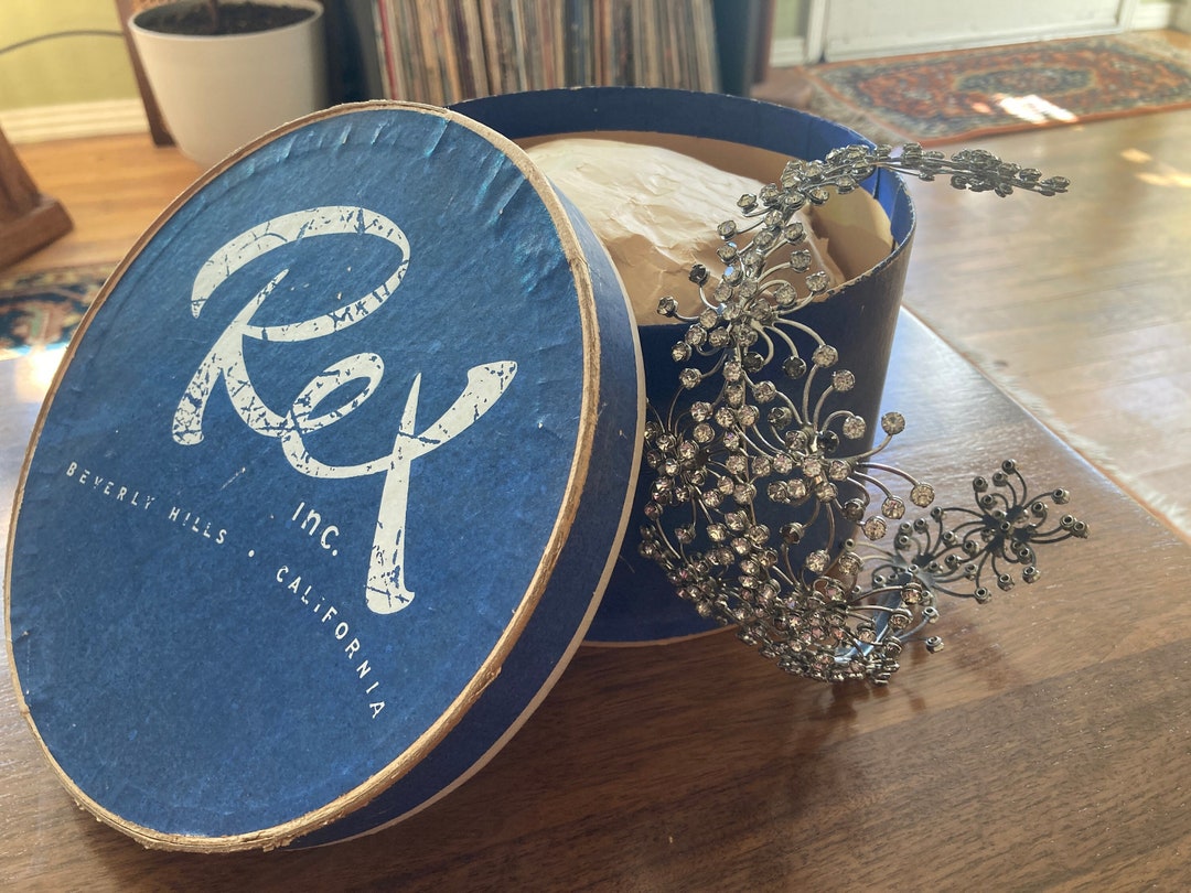 Rex Hollywood Crystal Headpiece (original Box) - Etsy