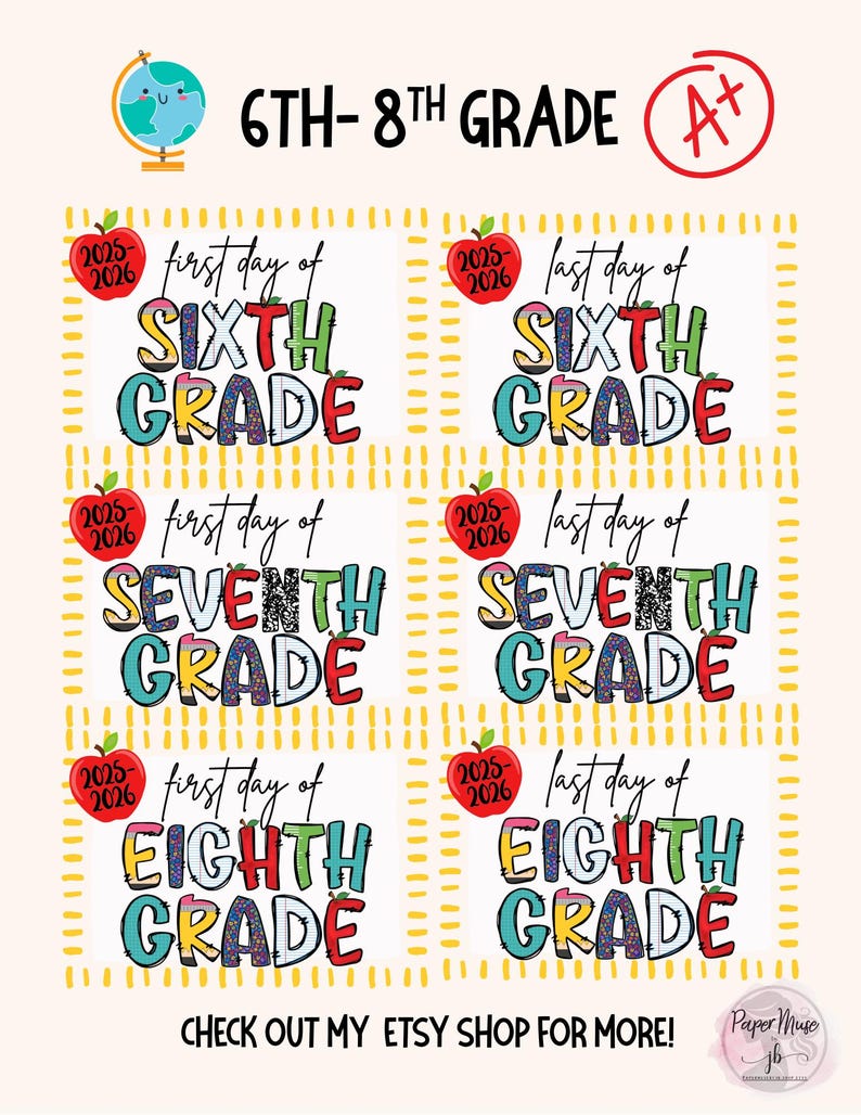 Sophomore Year School Sign Printable: First & Last Day Photo Prop ...