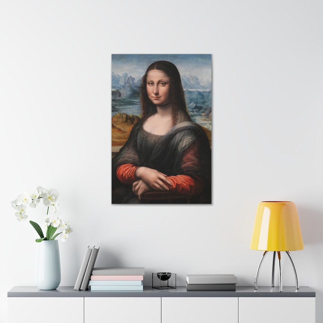 Mona Lisa Leonardo Da Vincis Infamous Art Workdigital Etsy Uk