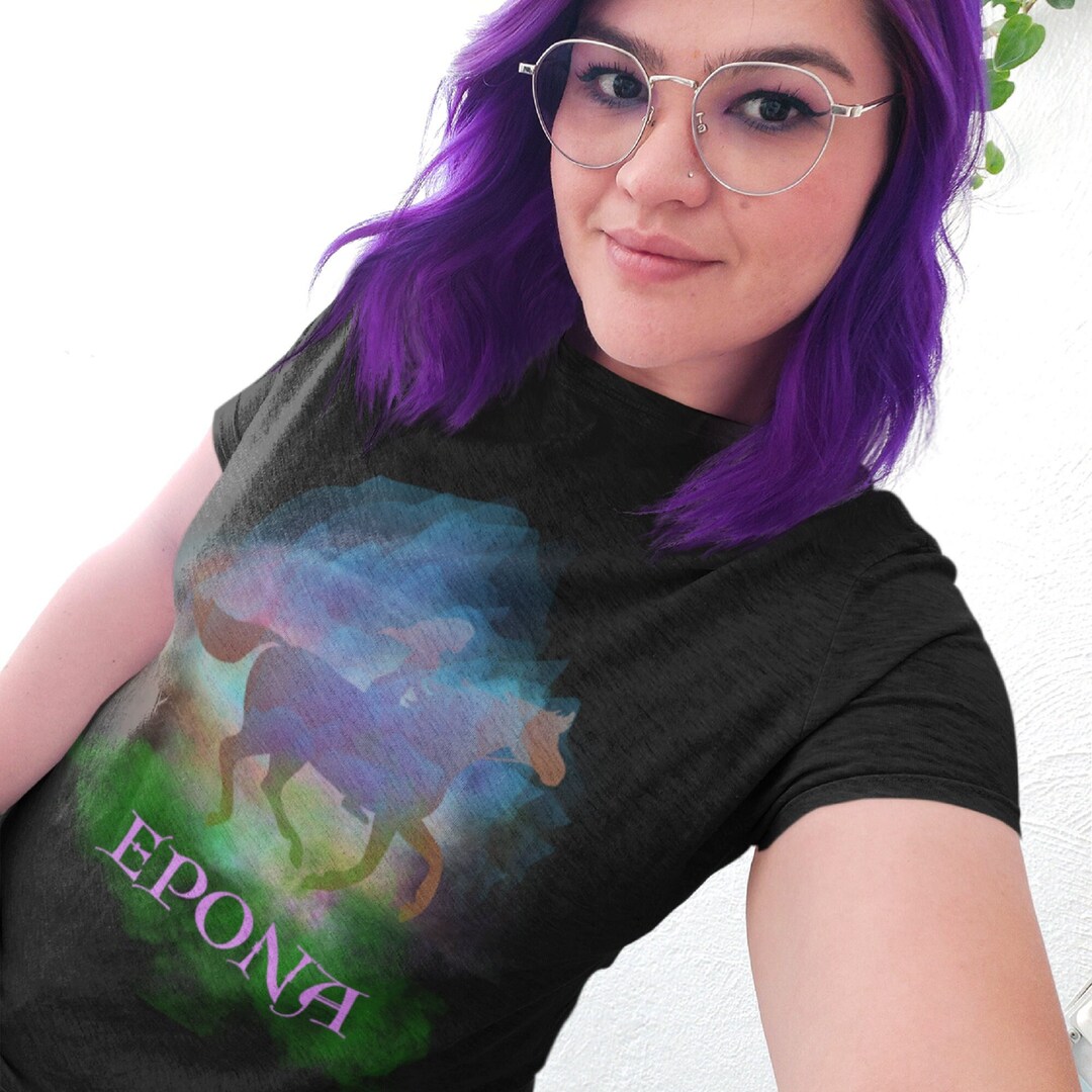 Epona T-shirt. Horse Goddess Epona Tee. Celtic Roman Goddess T-shirt ...