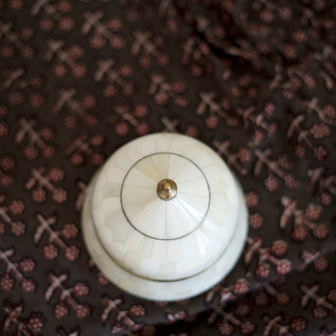 Indian Bone Inlay Suri Box - Off-white - Etsy Australia