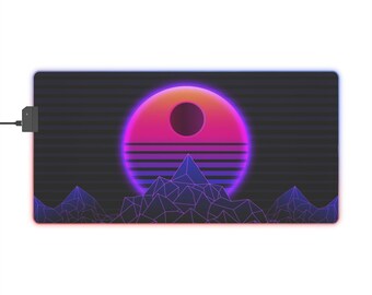 Synthwave Mouse Pad - Etsy
