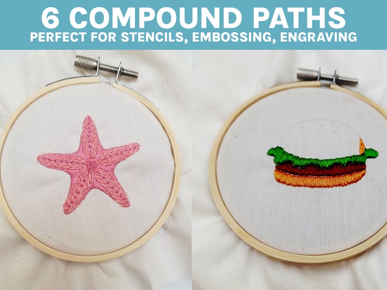 Sponge Minimalist Drawing Outlines SVG Files for Cutting Machines ...
