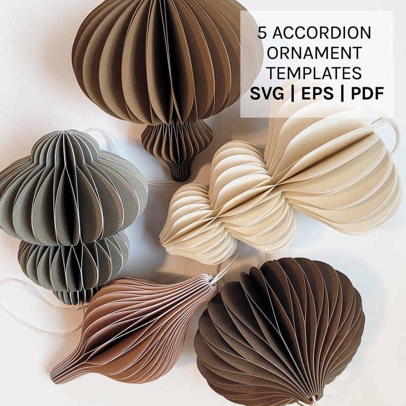 Paper Ornament Handmade - Etsy