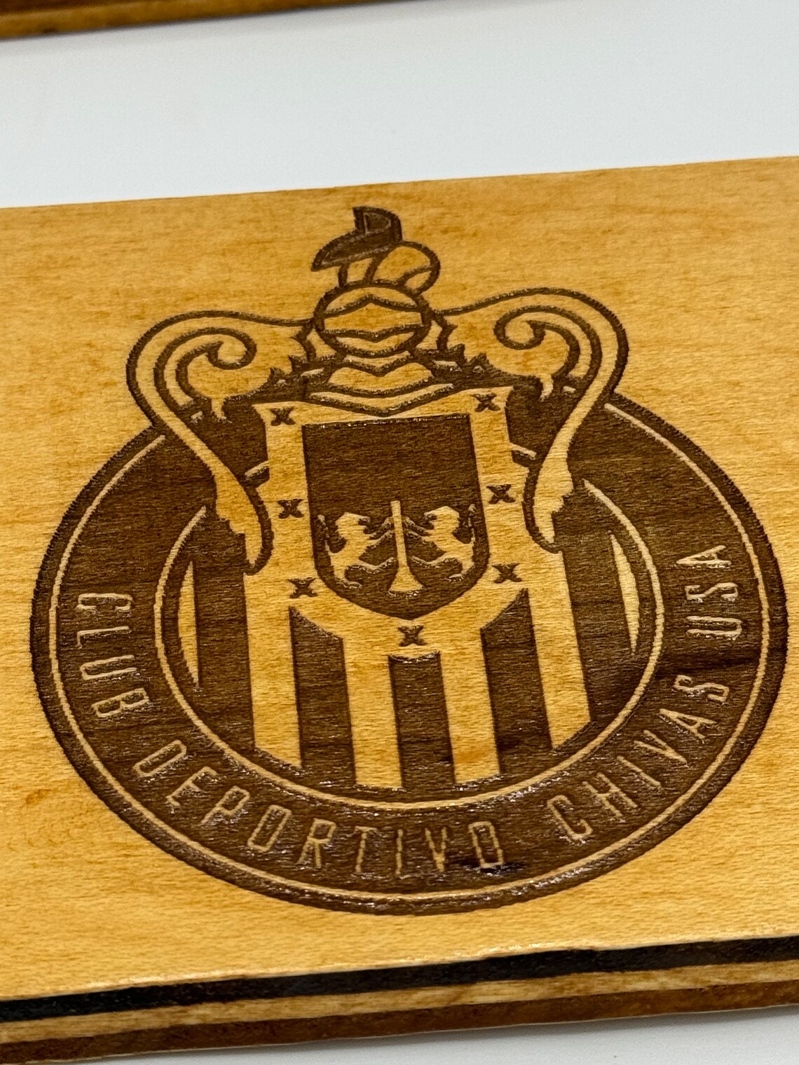 Mexican Soccer Chivas De Guadalajara Logo Liga Futbol Beer Table Dining ...