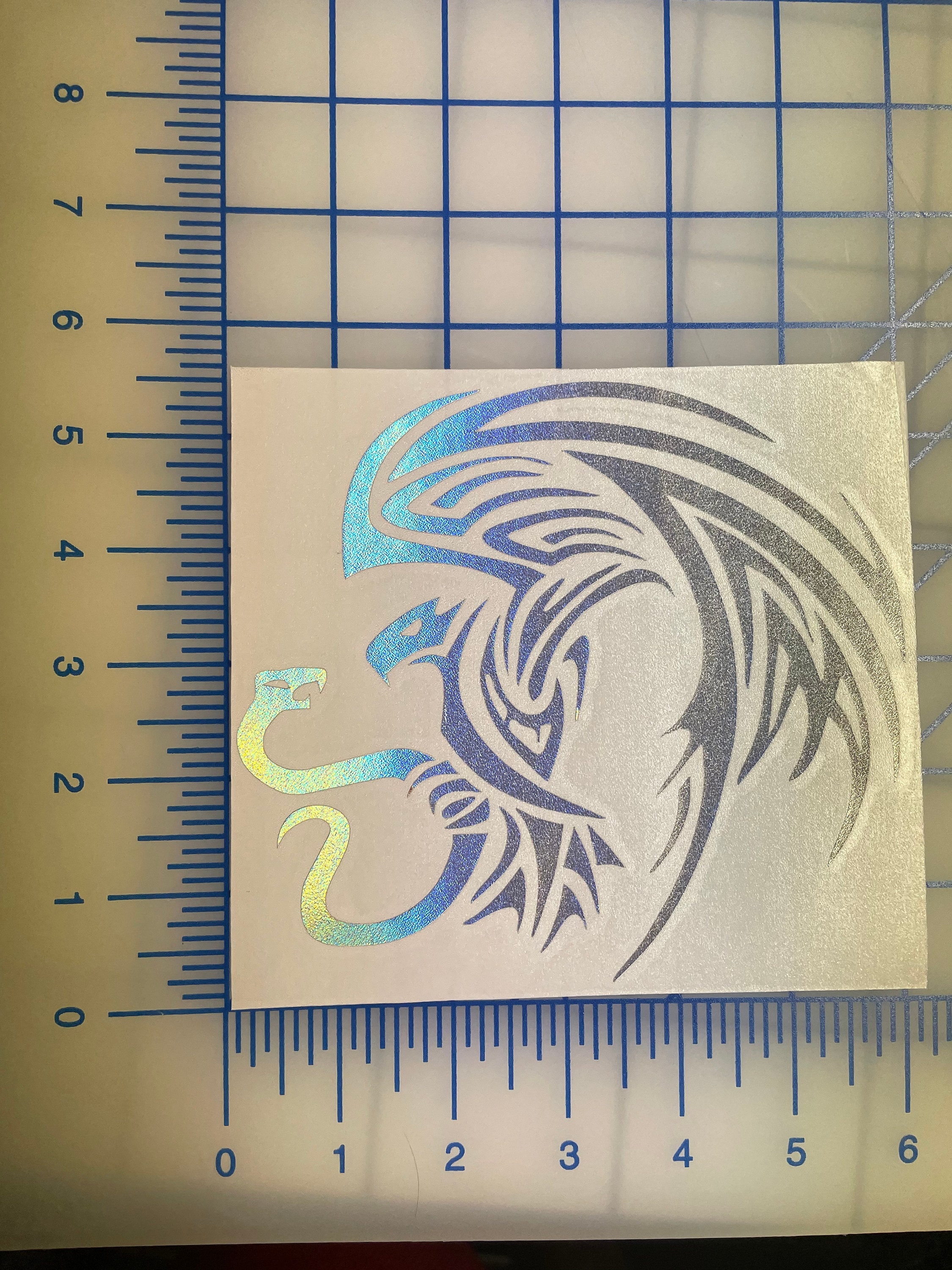 Mexican Tribal Escudo Flag Bumper Window Sticker Car Van Usv Monogram Decal - Etsy