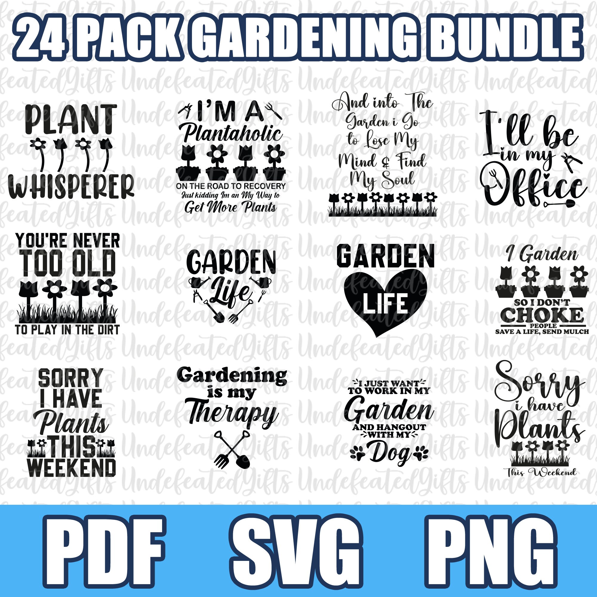 24 Gardening Svg Bundle, Garden Svg Bundle, Gardener Svg, Herbaceous ...