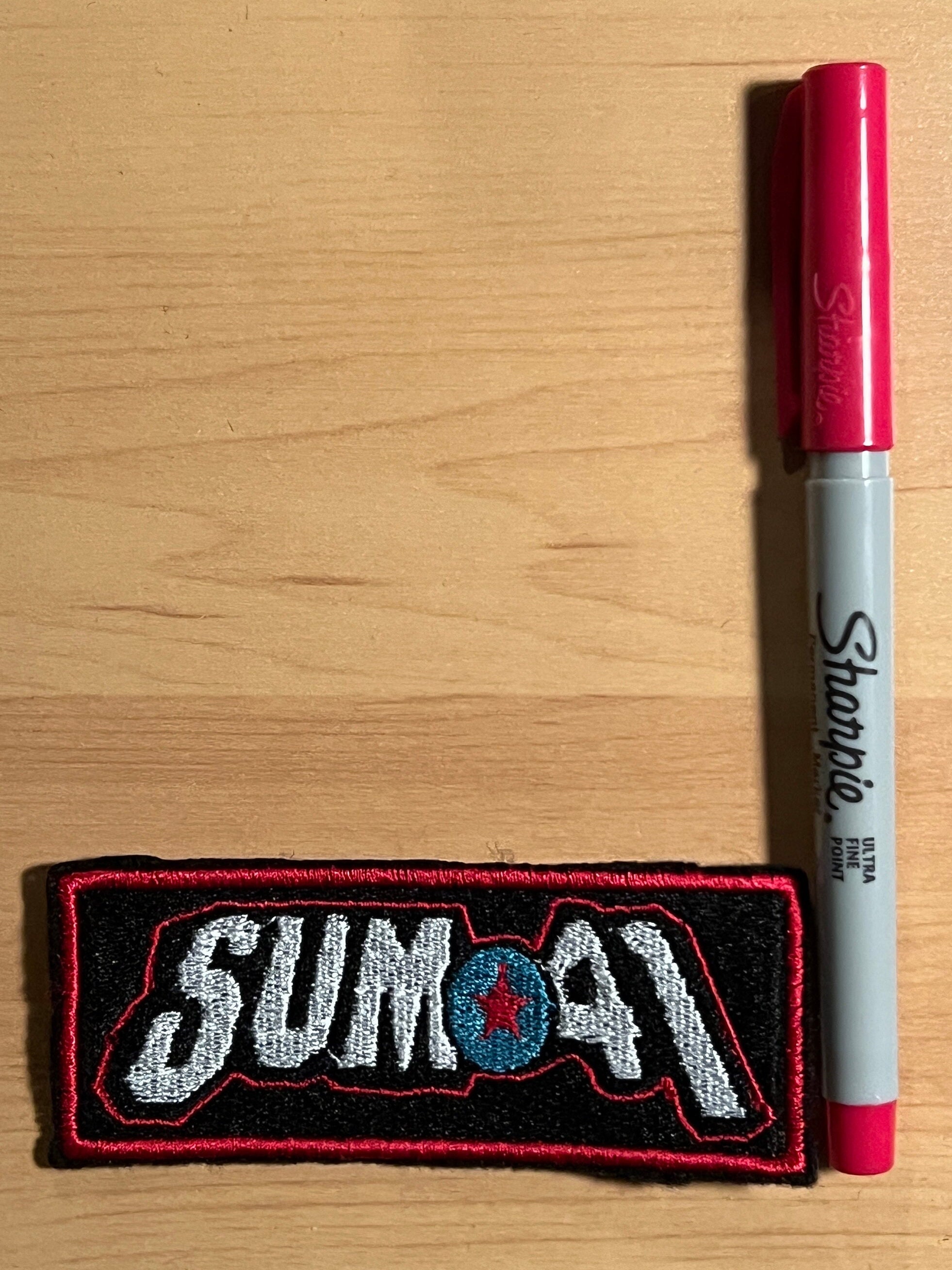 Sum 41 Logo Patch, Pop Punk Patch, Punk Accessories, Punk Sew on Patch ...