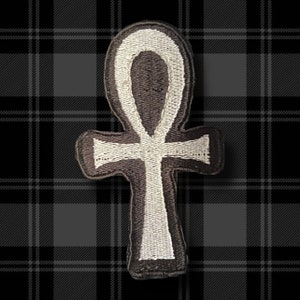 Ankh Goth Patch - Sew-on Punk Accessory for Vest or Jacket - Gothic and ...