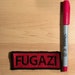 Fugazi Logo Embroidered Patch Punk Accessories Sew on Patch - Etsy