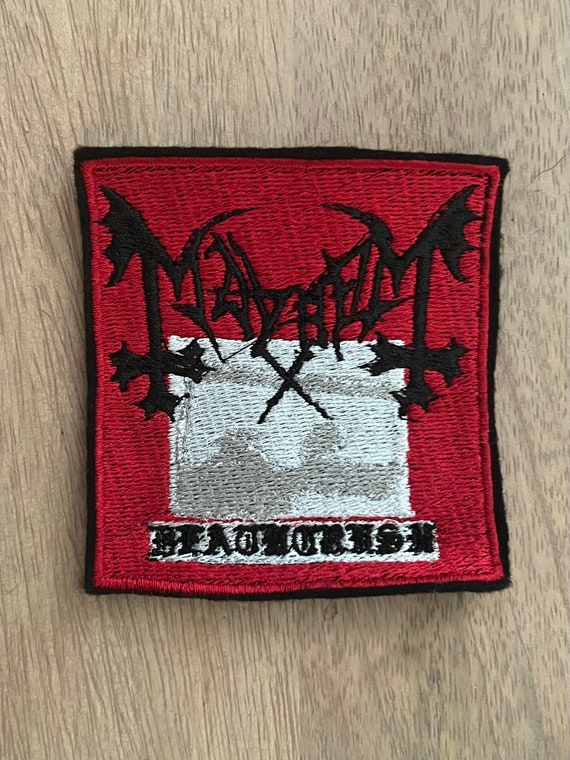 Mayhem Deathcrush Album Patch Iron on Patch Embroidered - Etsy