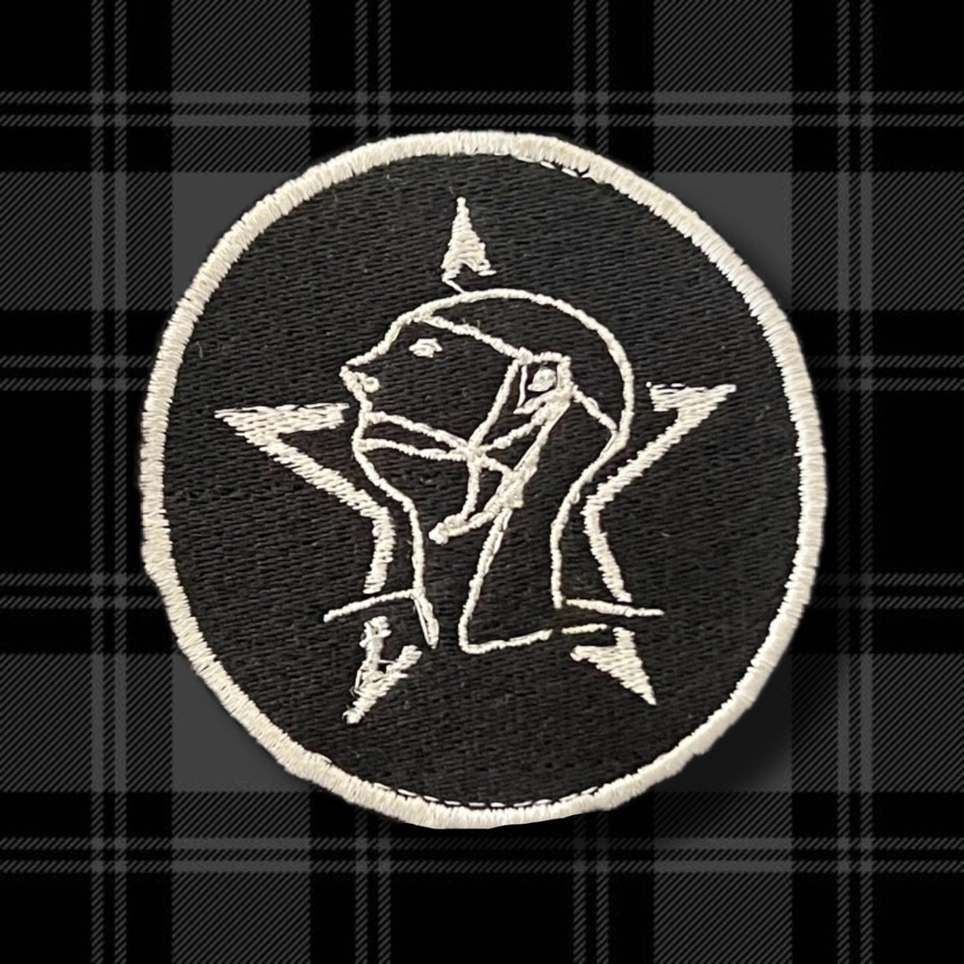 Sisters of Mercy Logo Goth Embroidered Patch - Sew on Punk Accessory ...