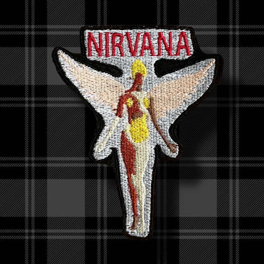 Nirvana in Utero Album Patch - Grunge Sew on Patch- Grunge Accessories ...