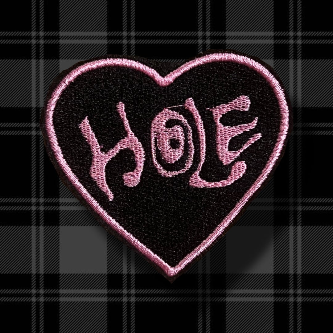 Hole Logo Patch- Grunge Sew on Patch- Grunge Accessories - Etsy