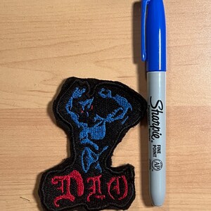 Dio Logo Embroidered Patch- Metal Patch- Sew on Patcg - Etsy