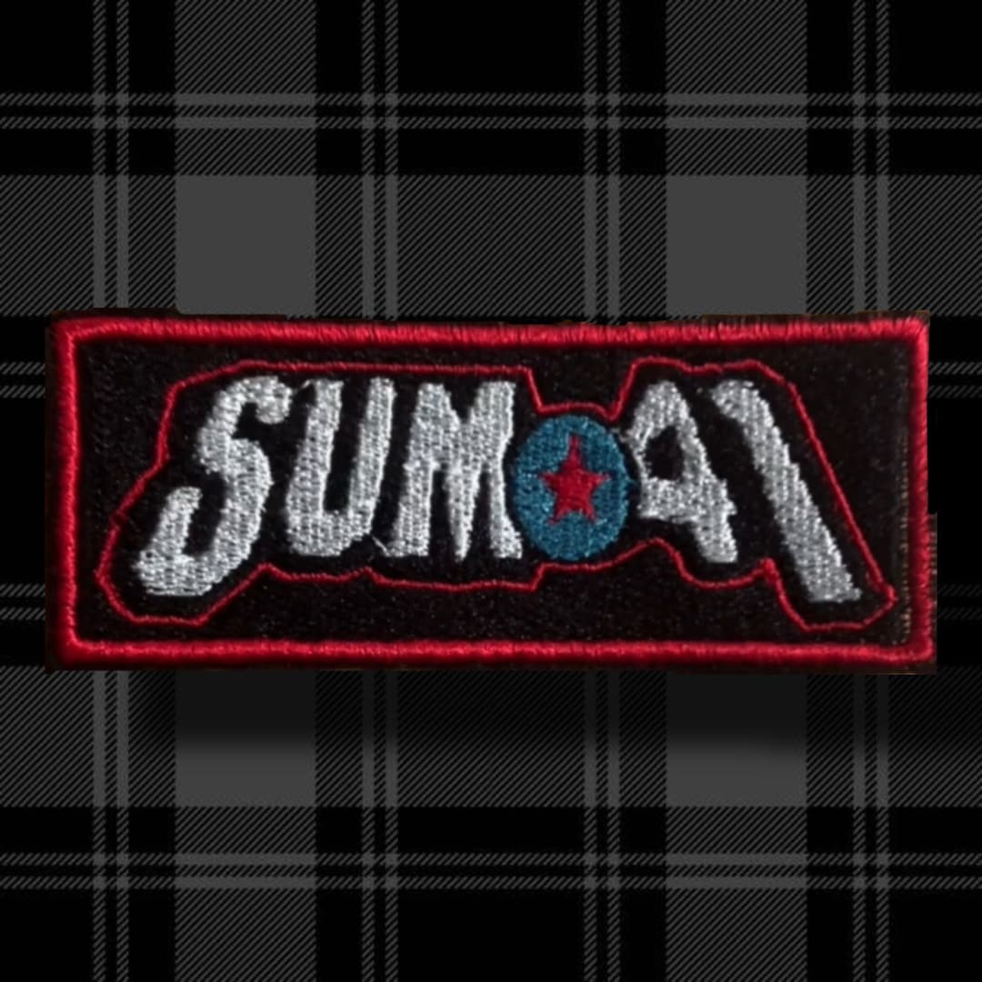 Sum 41 Logo Patch, Pop Punk Patch, Punk Accessories, Punk Sew on Patch ...