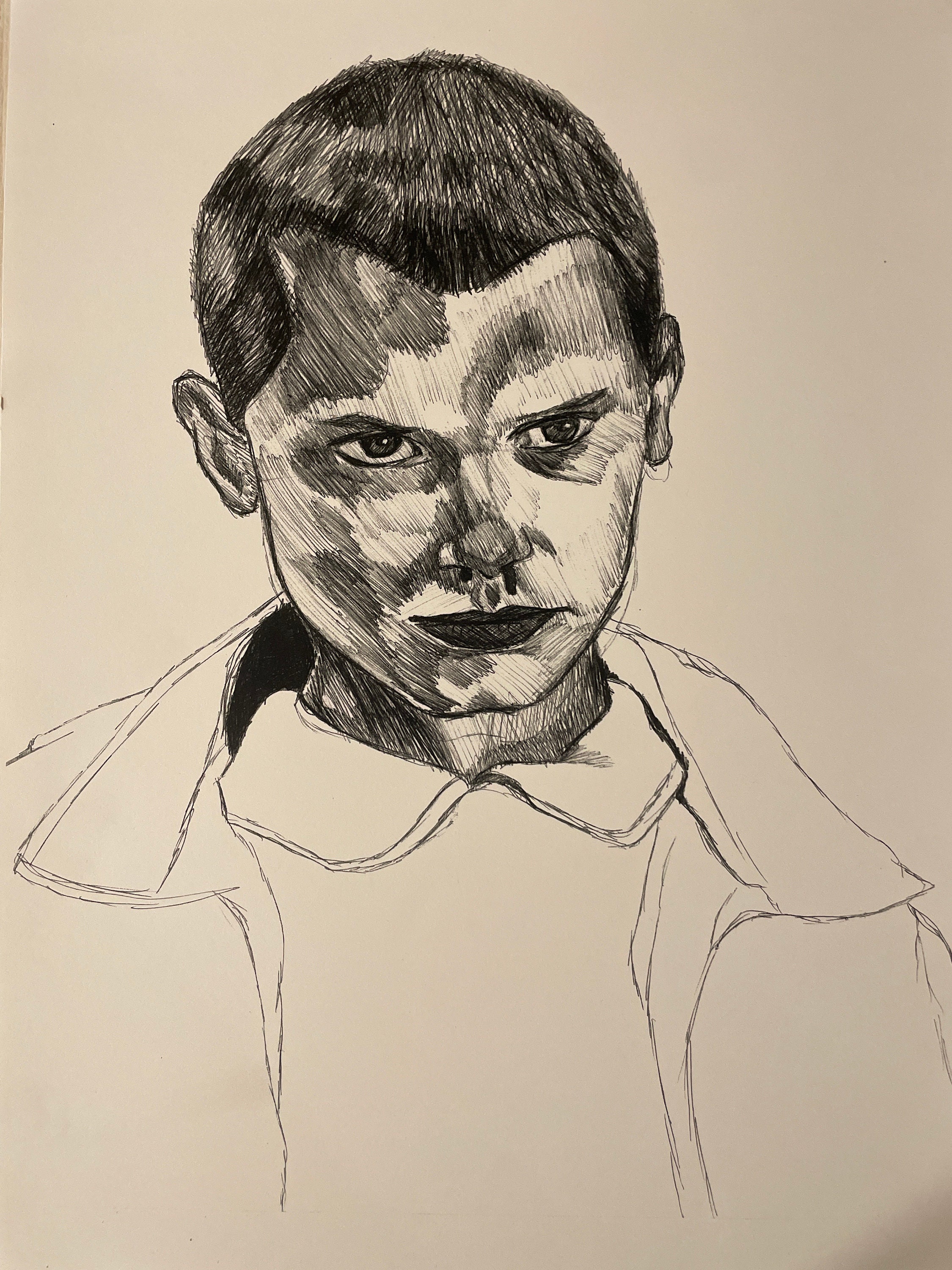 Eleven Pen Drawing - Etsy