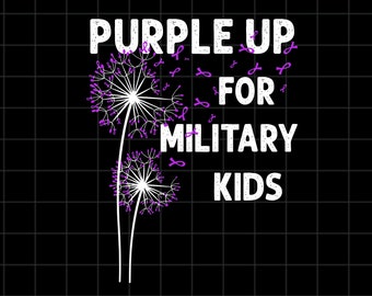 Purple up for Military PNG Purple up for Military Kids Month of the ...