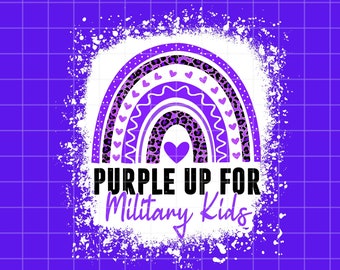 Purple up for Military PNG Purple up for Military Kids Month of the ...