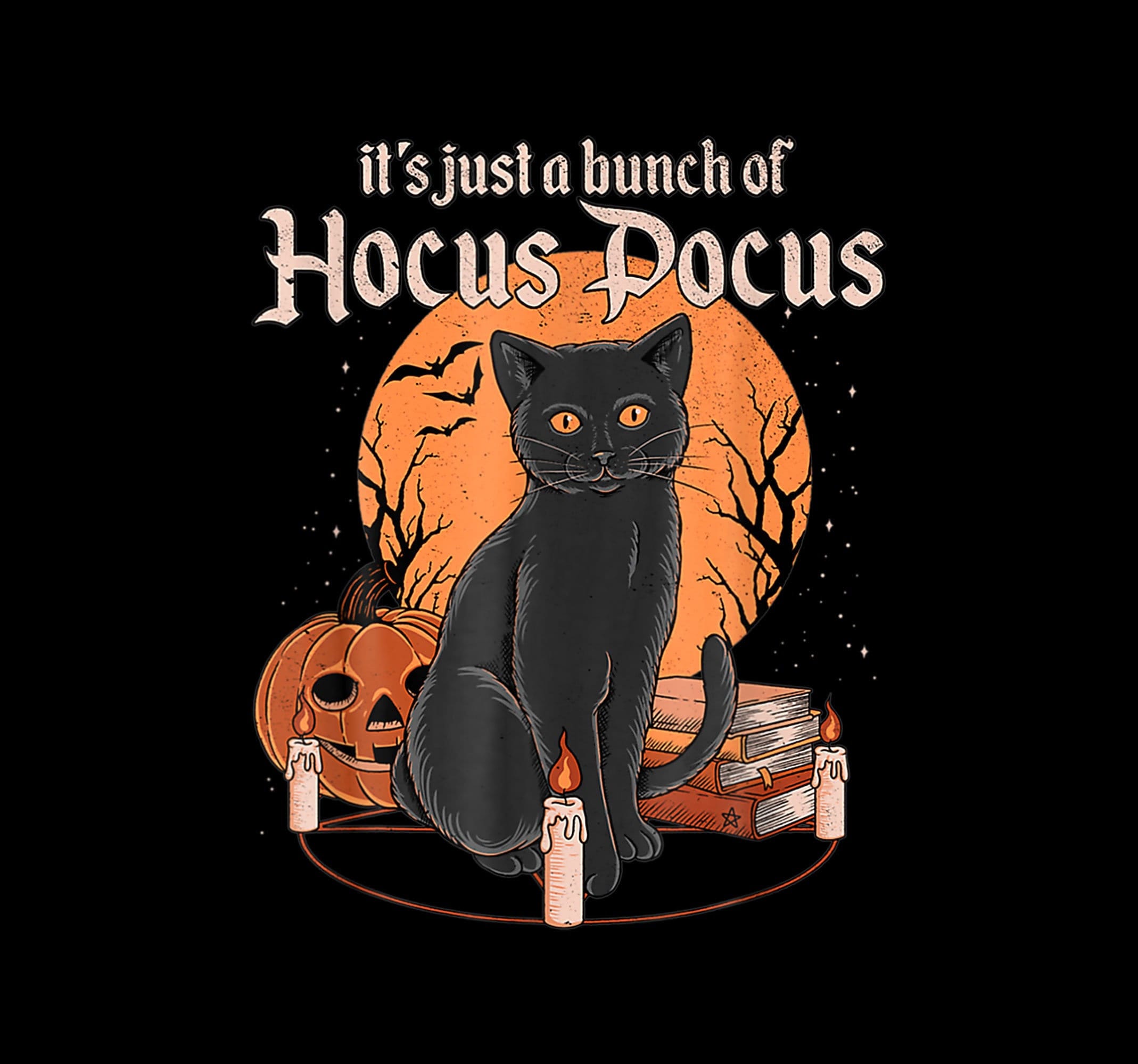 Hocus Pocus Cat PNG Its Just a Bunch of Hocus Pocus Cat PNG - Etsy