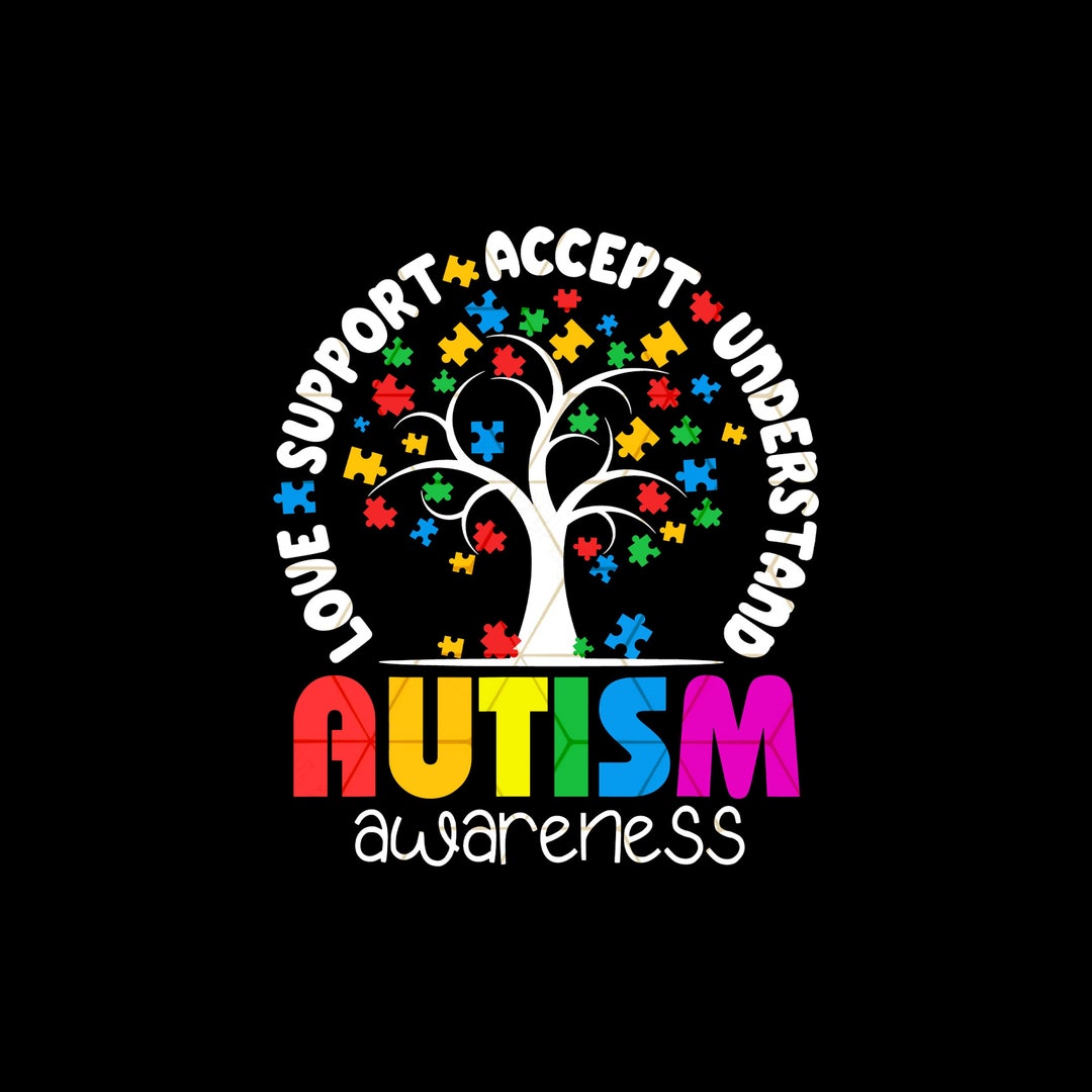 Autism PNG Love Accept Support Png Love Accept Support Autism Png - Etsy
