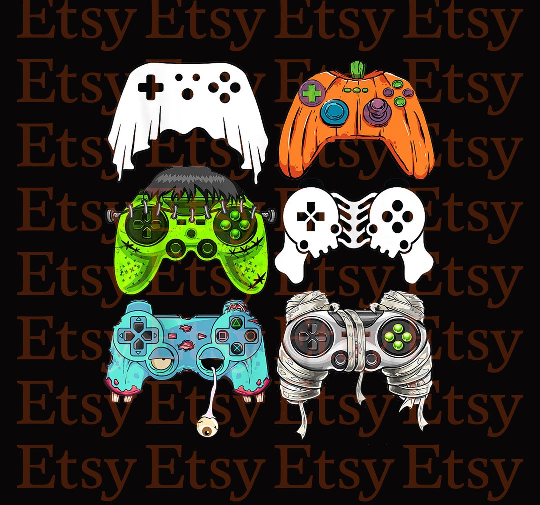 Halloween Skeleton Zombie Gaming Controllers Mummy Boys Kids - Etsy