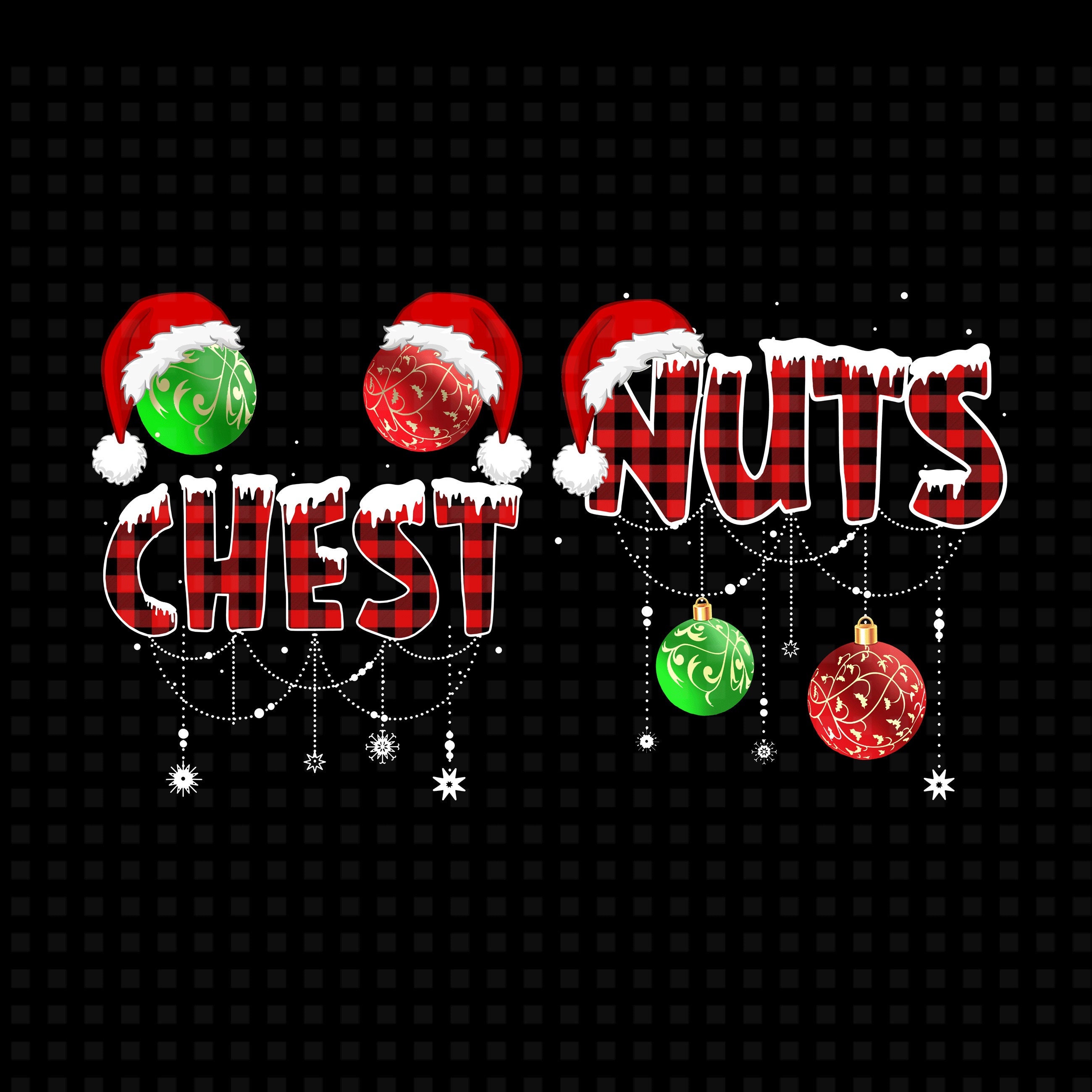 Chest Nuts PNG Funny Matching Chestnuts Christmas Couples Nuts - Etsy