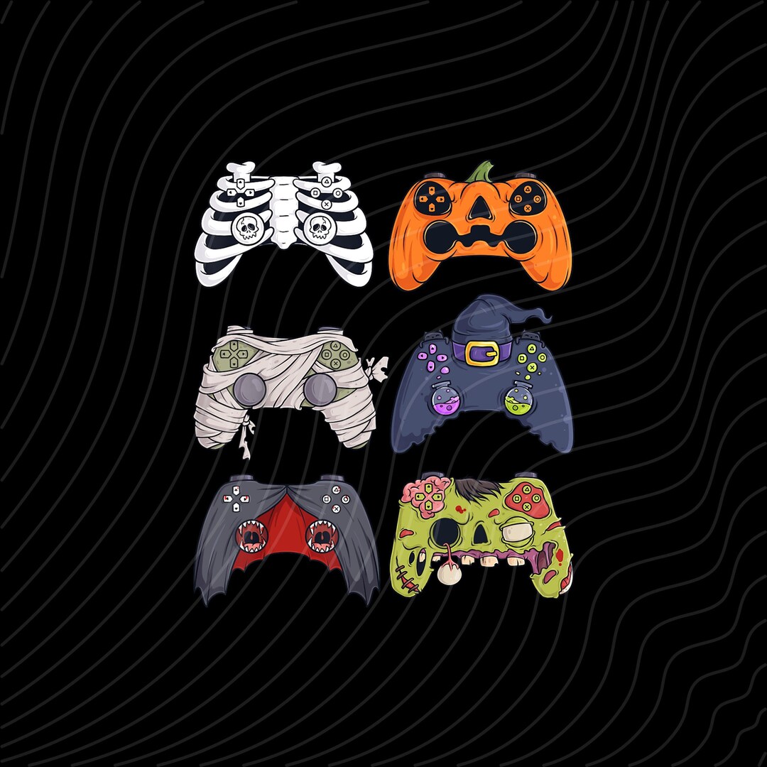 Halloween Skeleton Zombie Gaming Controllers Mummy Boys Kids - Etsy