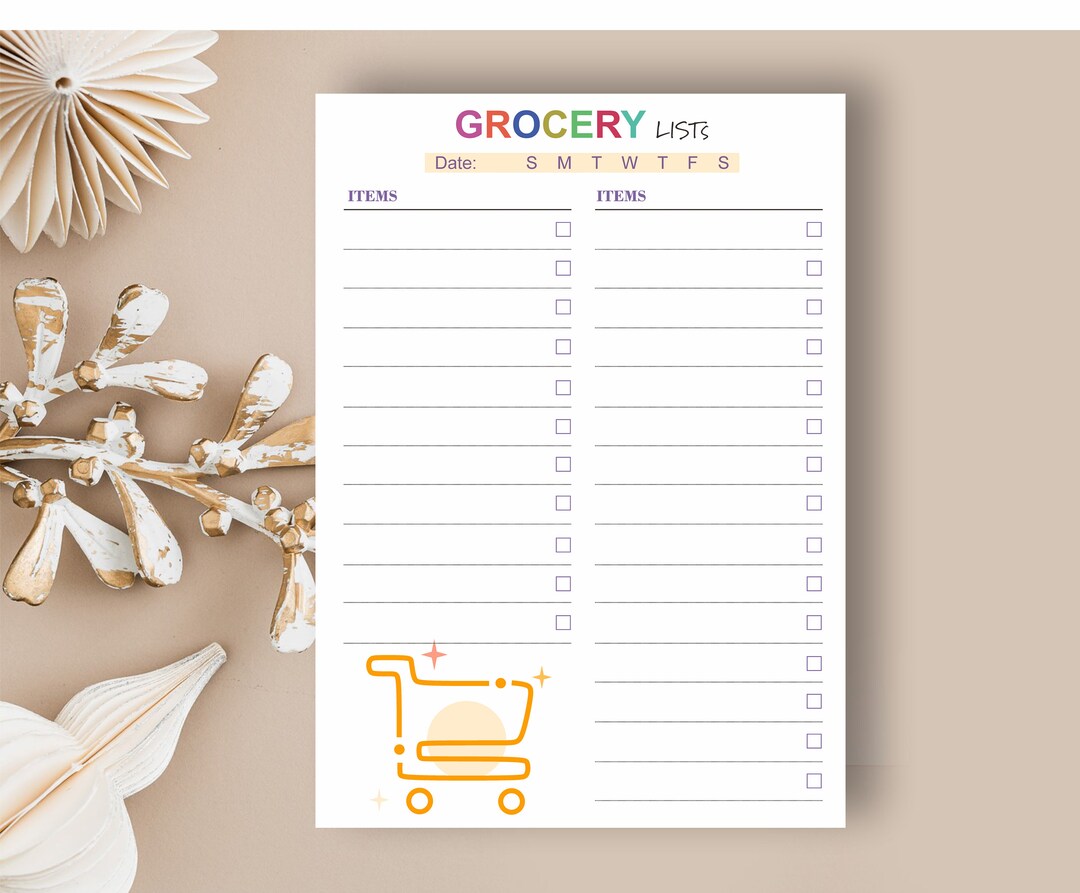 Personalized/customized Notepad Grocery/shopping List Notepad for ...