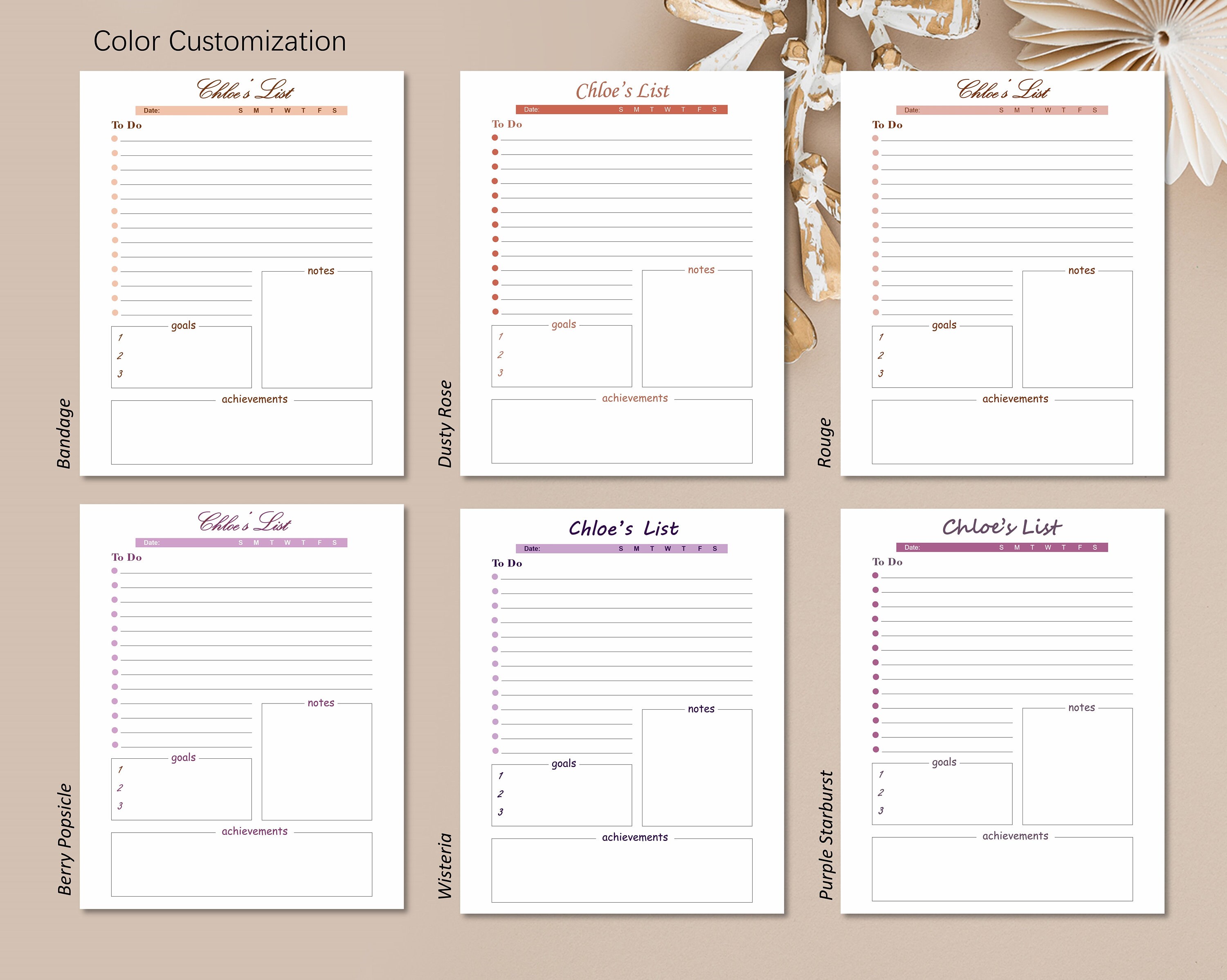 Personalized/custom Notepad to Do List Notepads for Planning ...