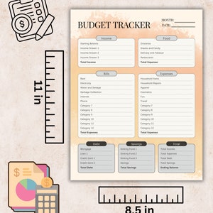 Weekly Planner Printable. Budget Planner. Finance Planner. Life Budget ...