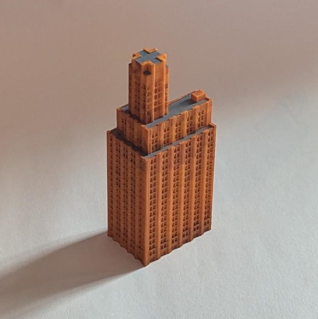 Miniature Rand Building 3D Print - Etsy