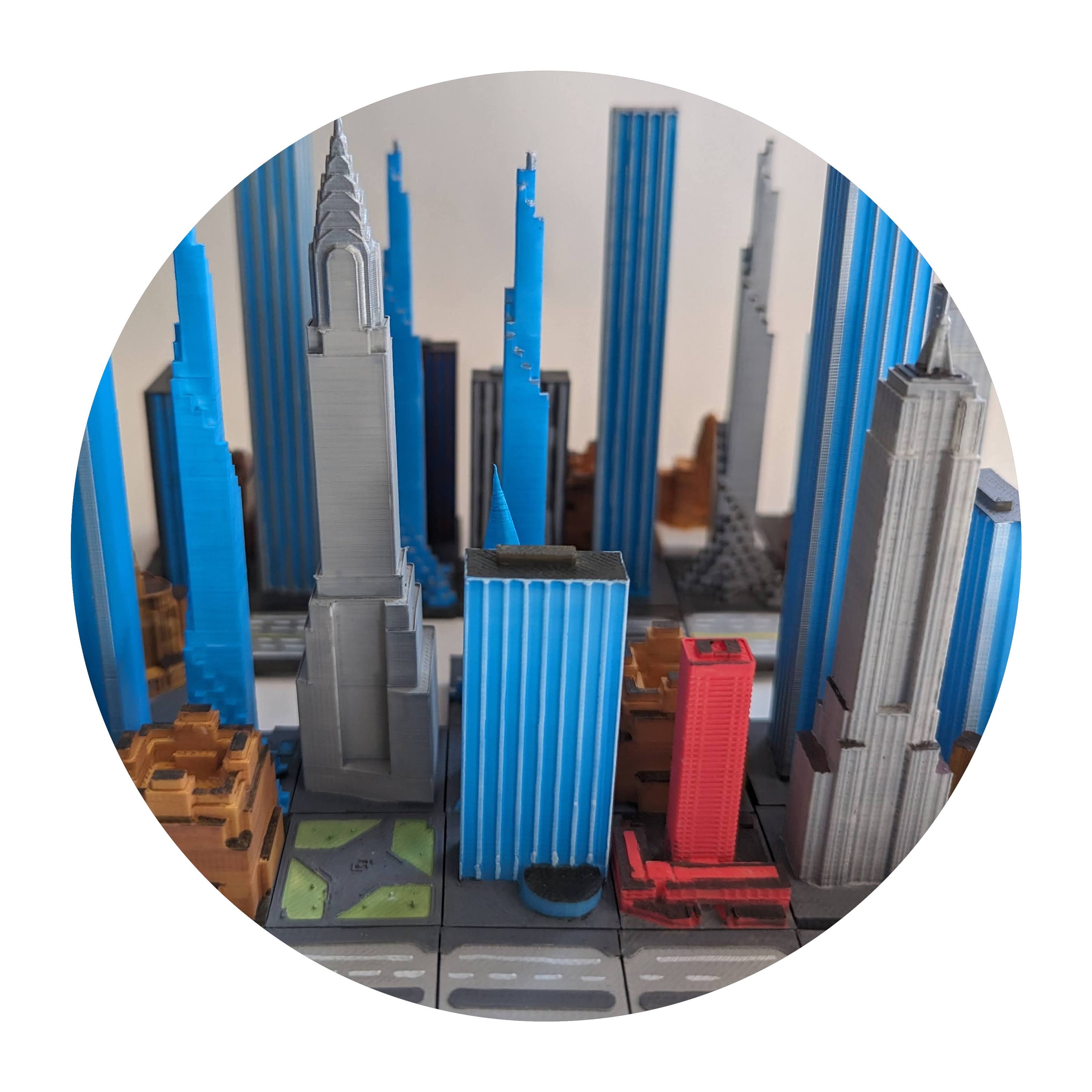 MINI CITI Modern Shard Tower - Etsy