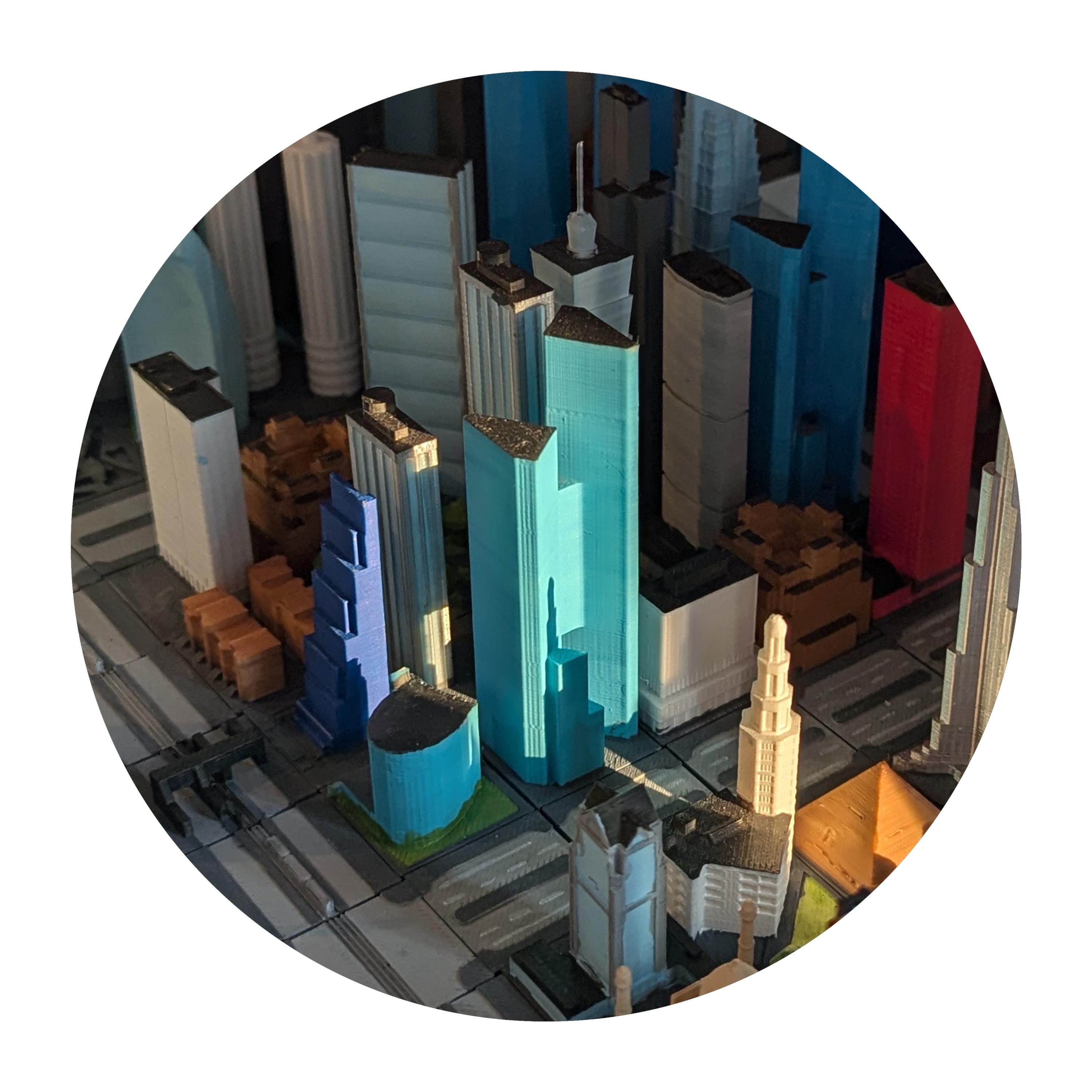 MINI CITI - Triangular Tower - Etsy