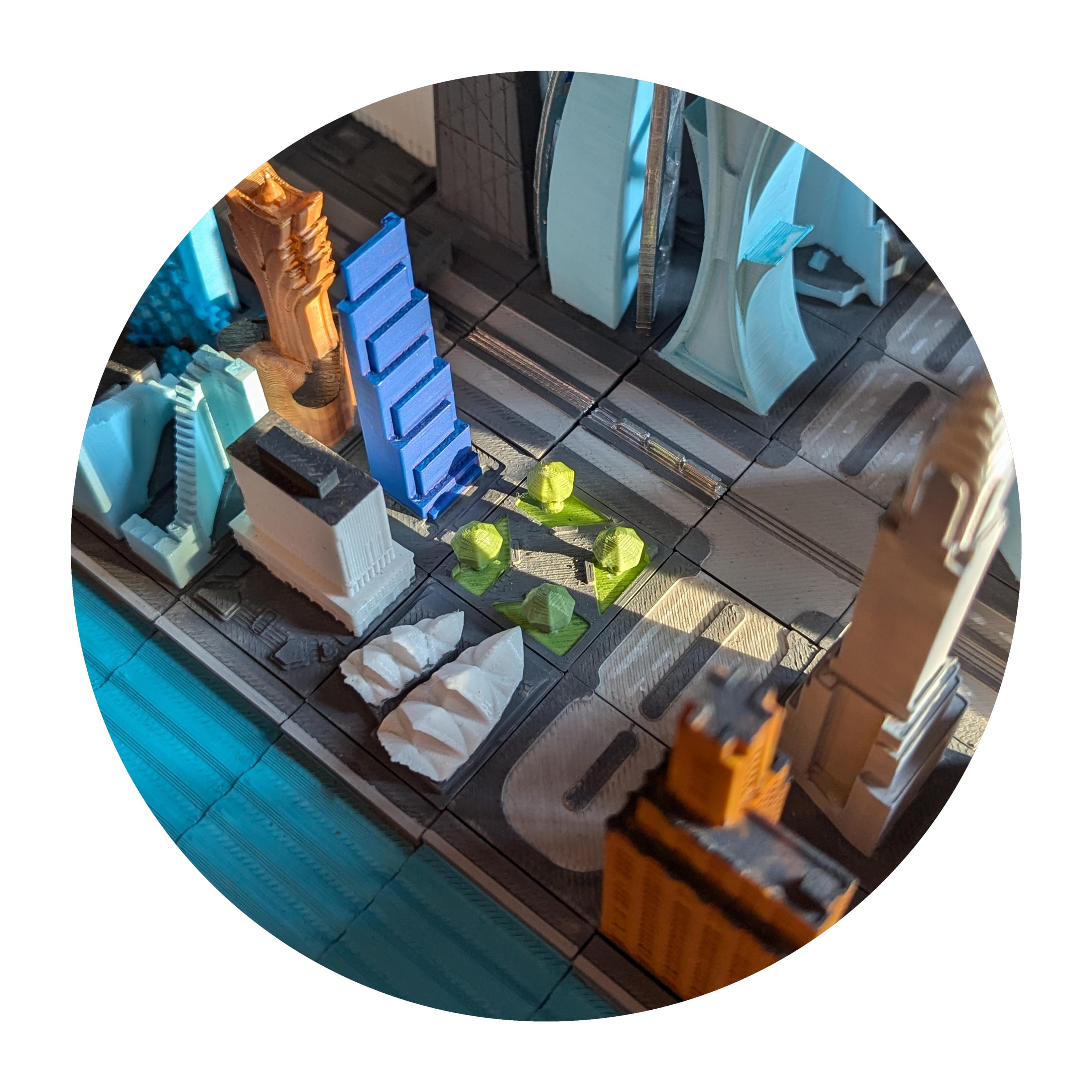 MINI CITI - Park With Trees - Etsy