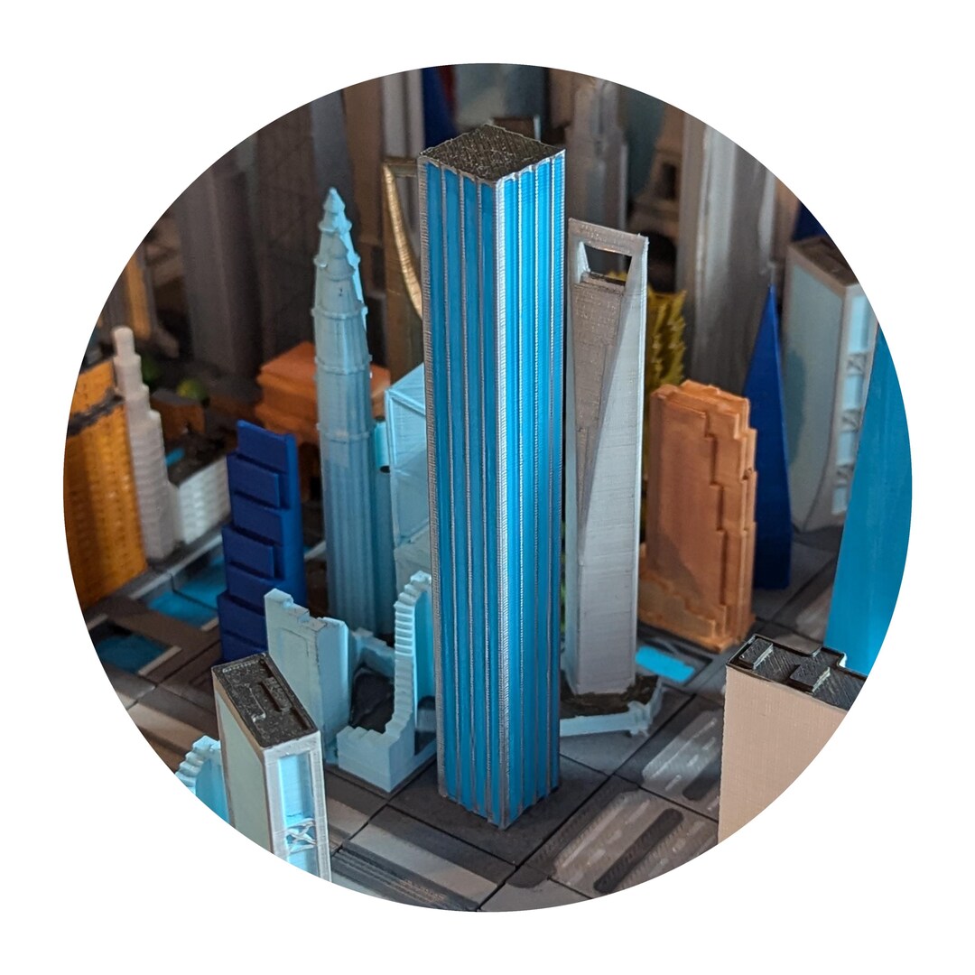 MINI CITI - Modernist Tower - Etsy